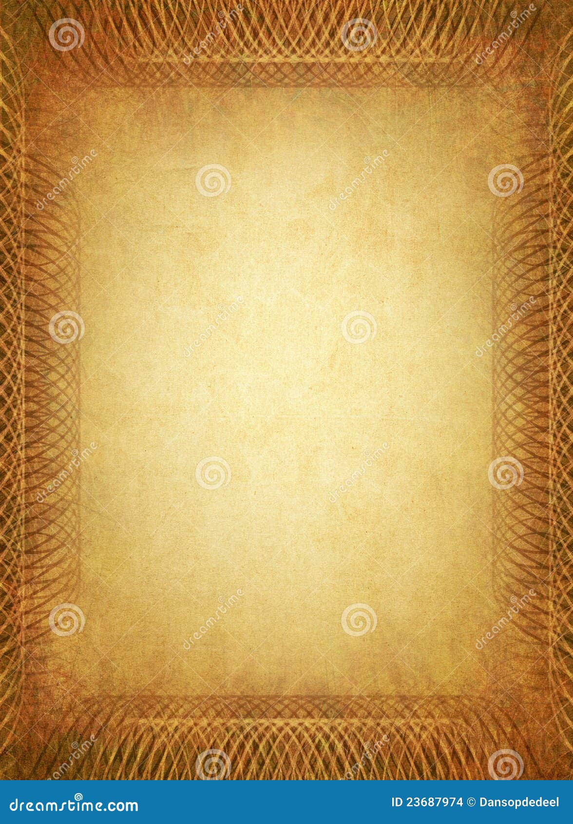 Old paper with pattern stock illustration. Illustration of grungy ...