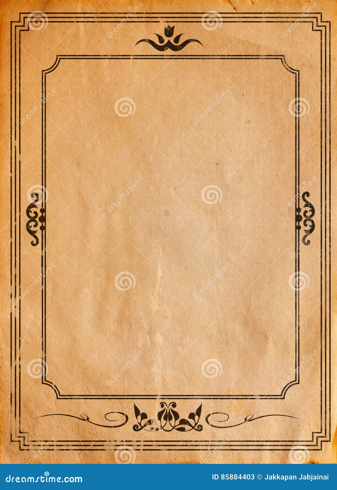 Vintage Photo Paper Frame