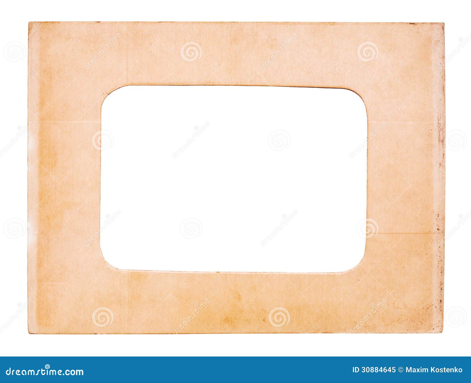Old paper picture frame stock image. Image of rustic - 30884645