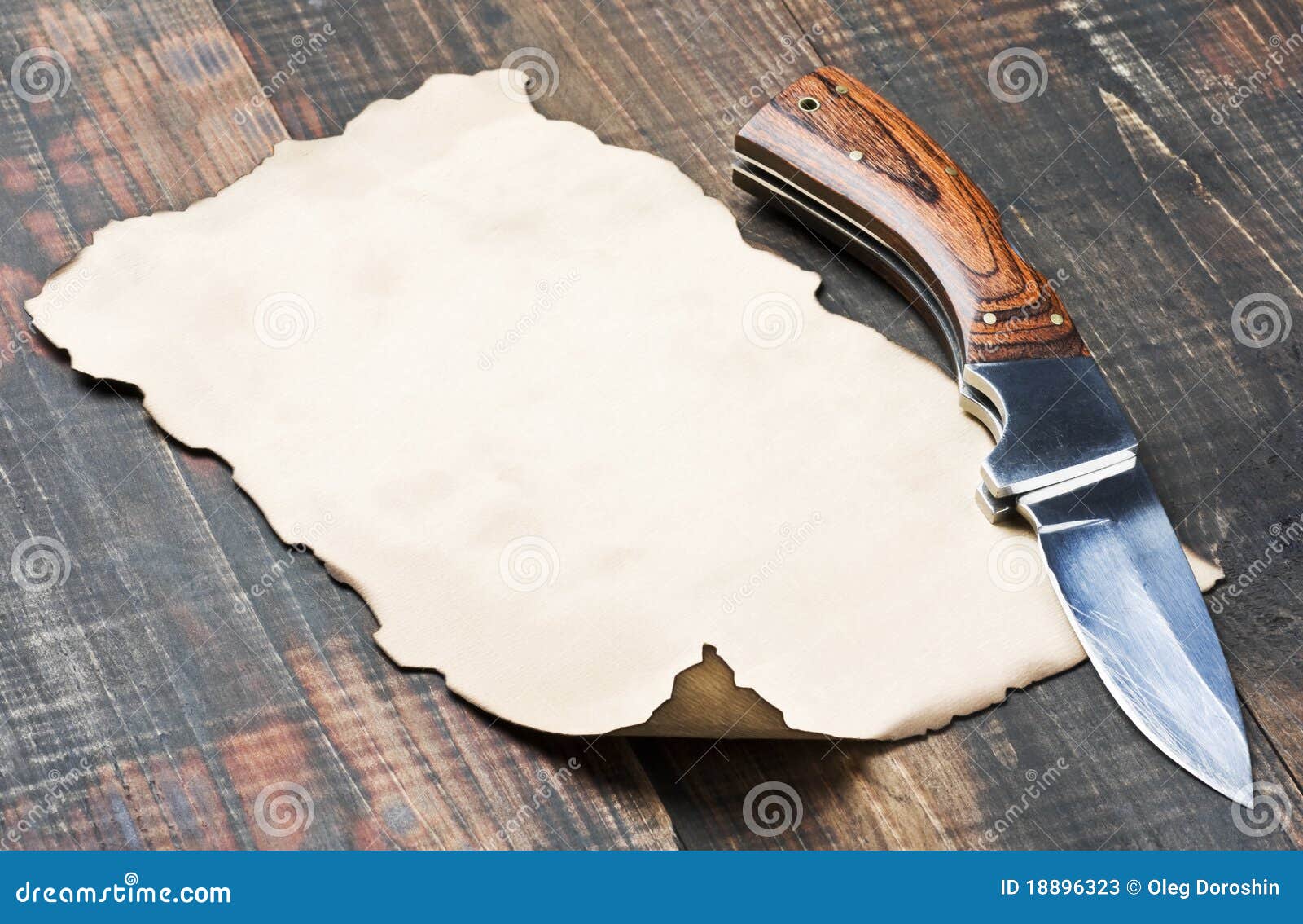 Old paper and pocket knife stock image. Image of remind - 18896323