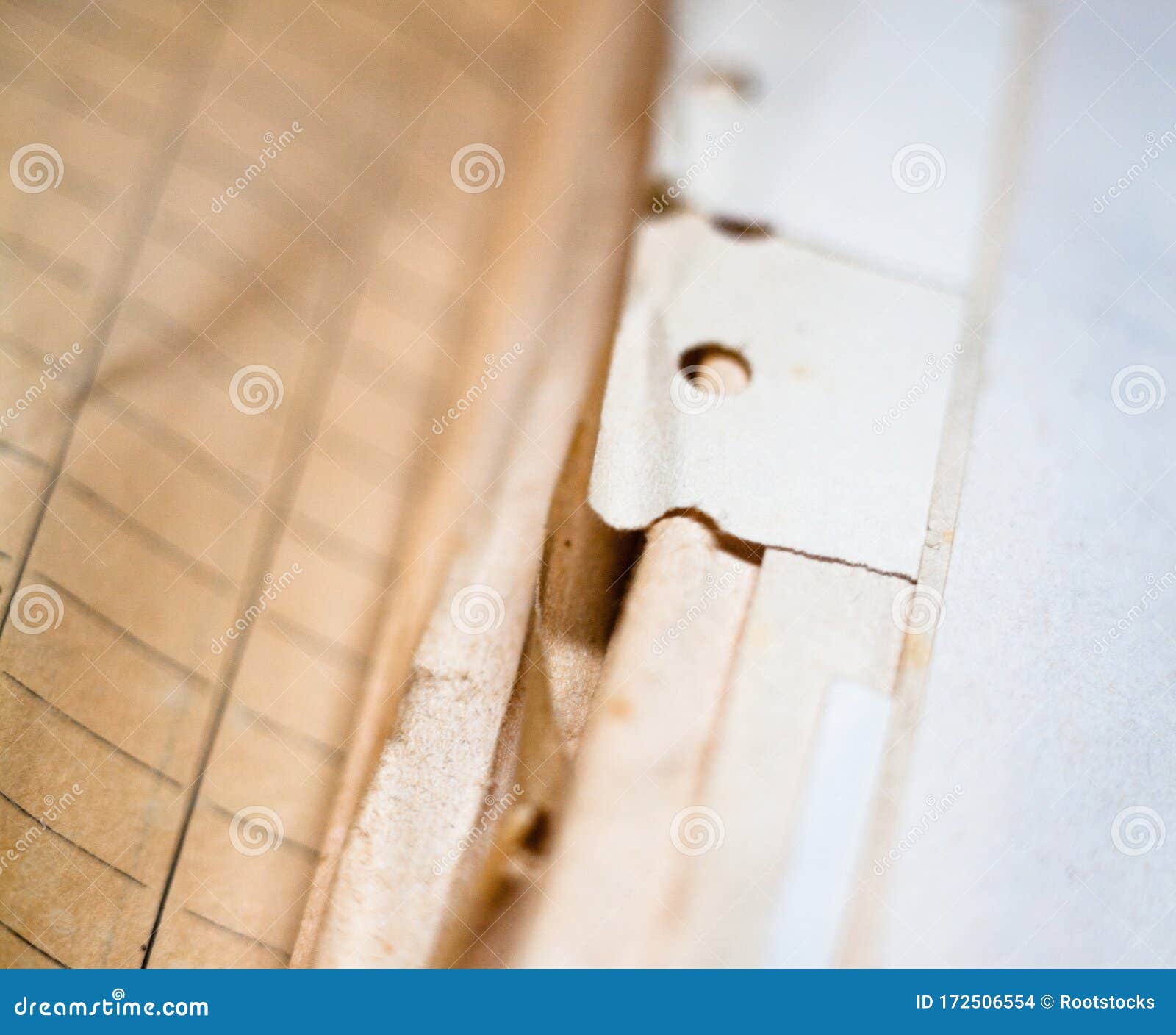 Old Paper with Punched Holes Stock Photo - Image of ancient, beige ...