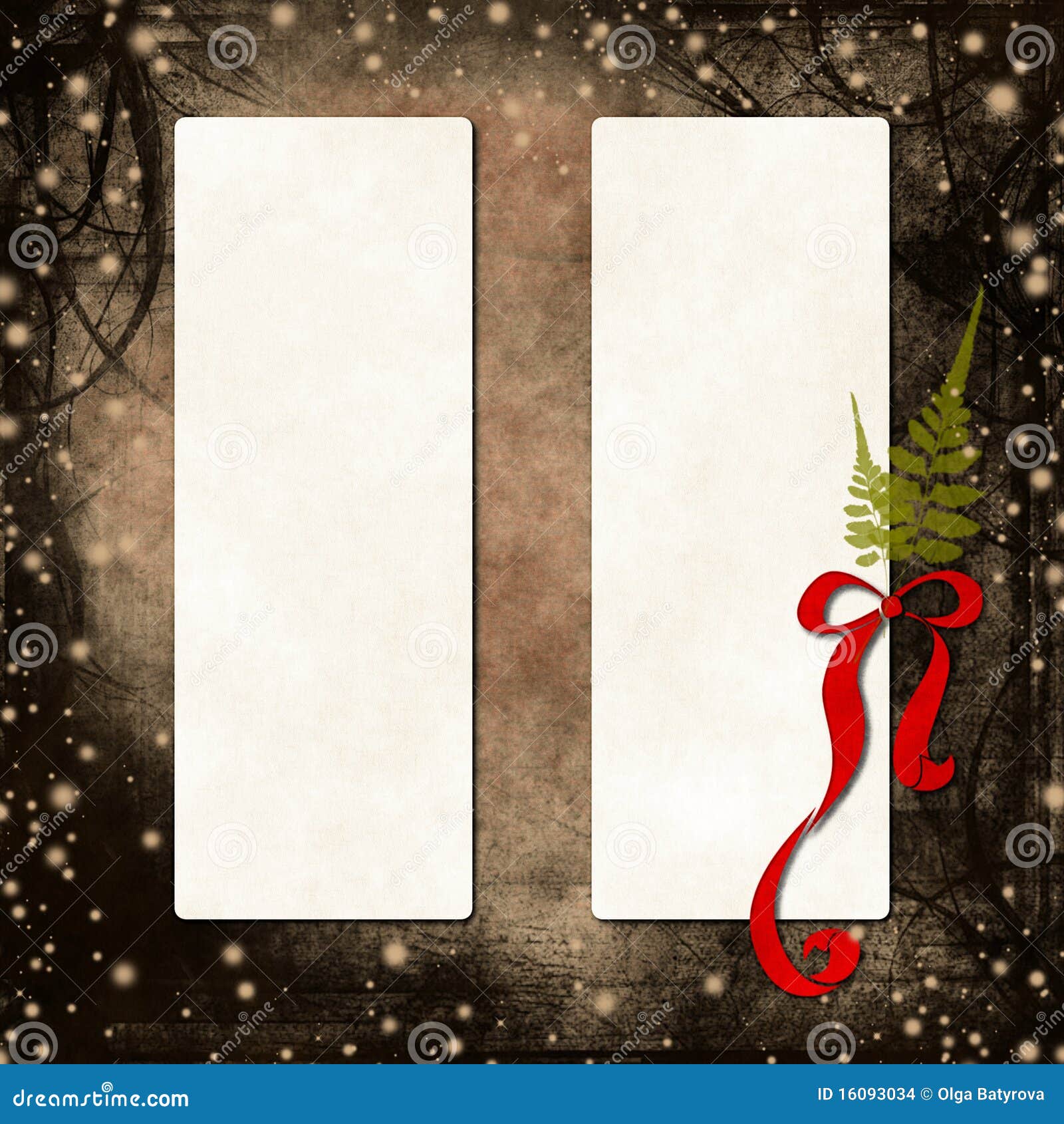 Old paper with ribbon stock illustration. Illustration of parchment ...