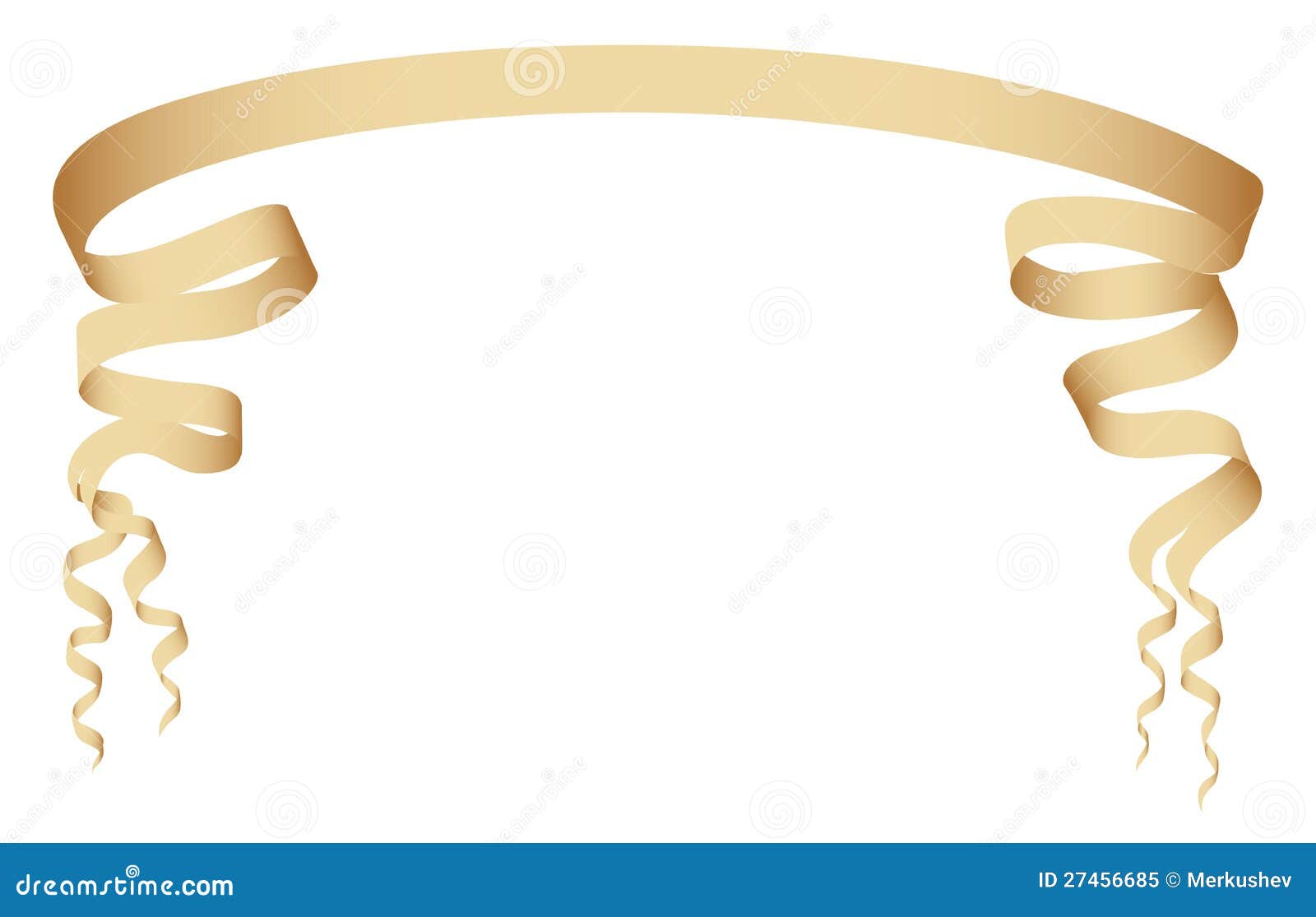 Old paper ribbon stock vector. Illustration of paintings - 27456685