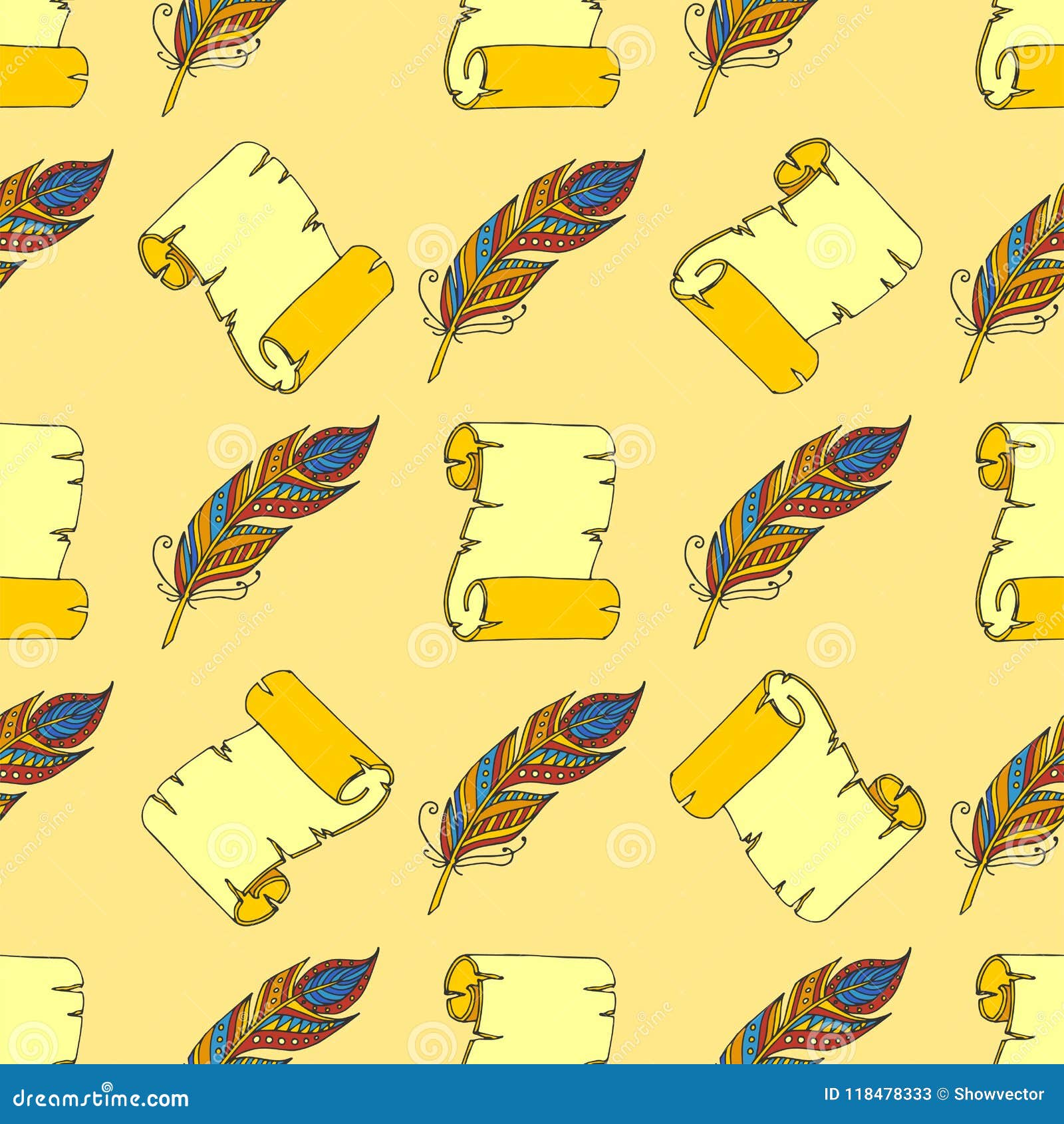 Old Paper Roll Scroll Ancient Vintage Antique Papyrus Manuscript Retro ...