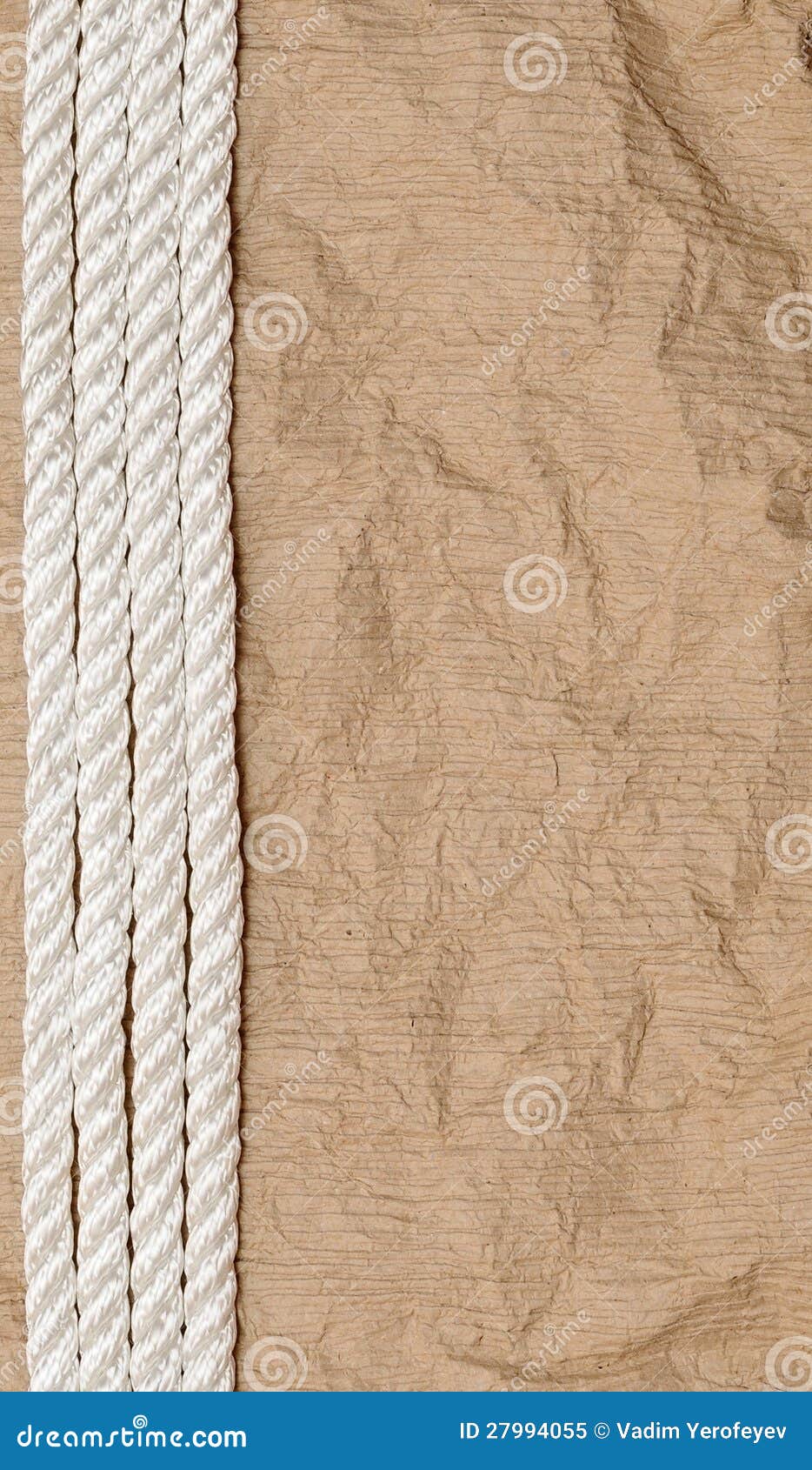 Old paper with rope stock image. Image of connection - 27994055