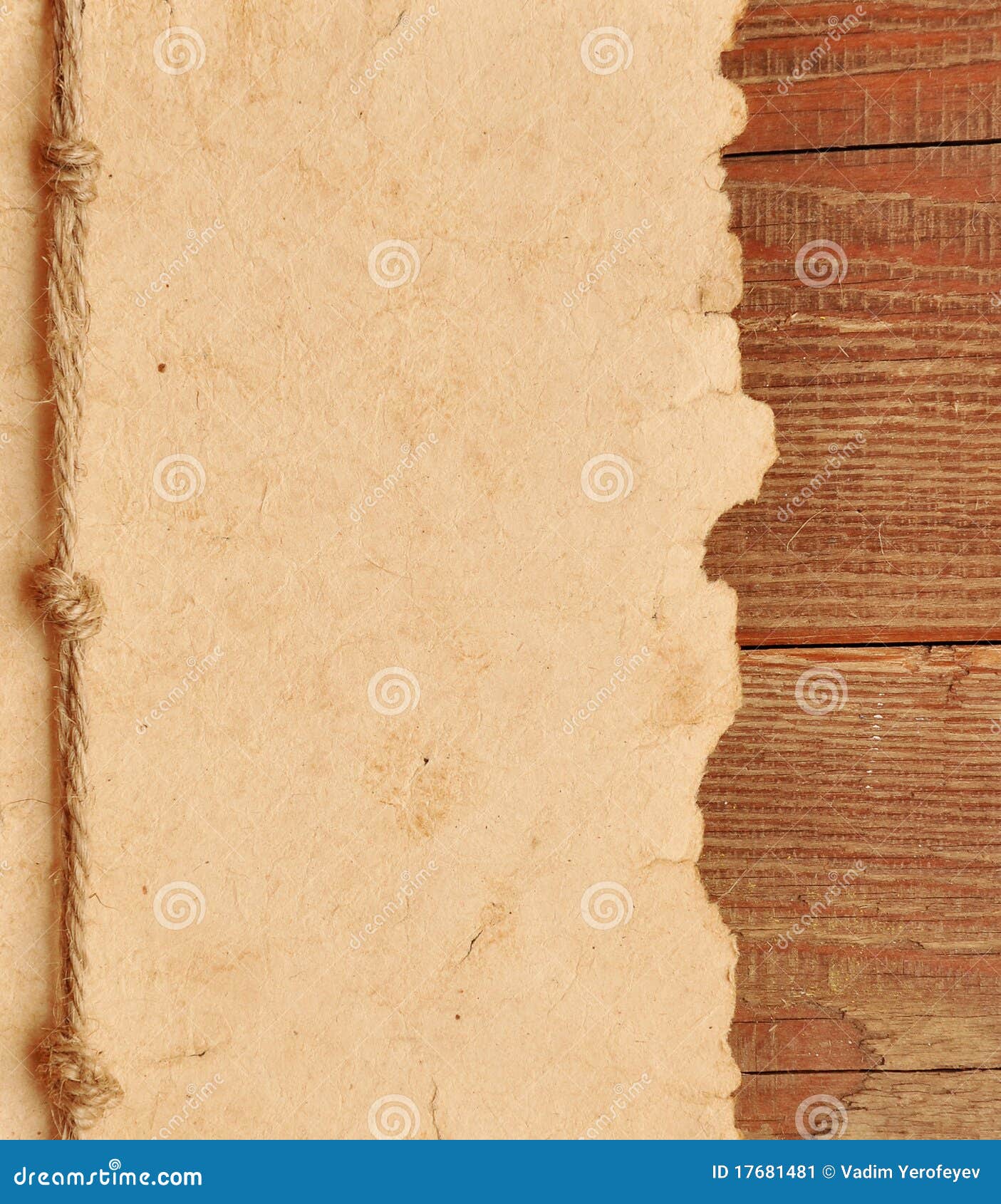 Old Paper With Rope Border Royalty-Free Stock Photo | CartoonDealer.com ...