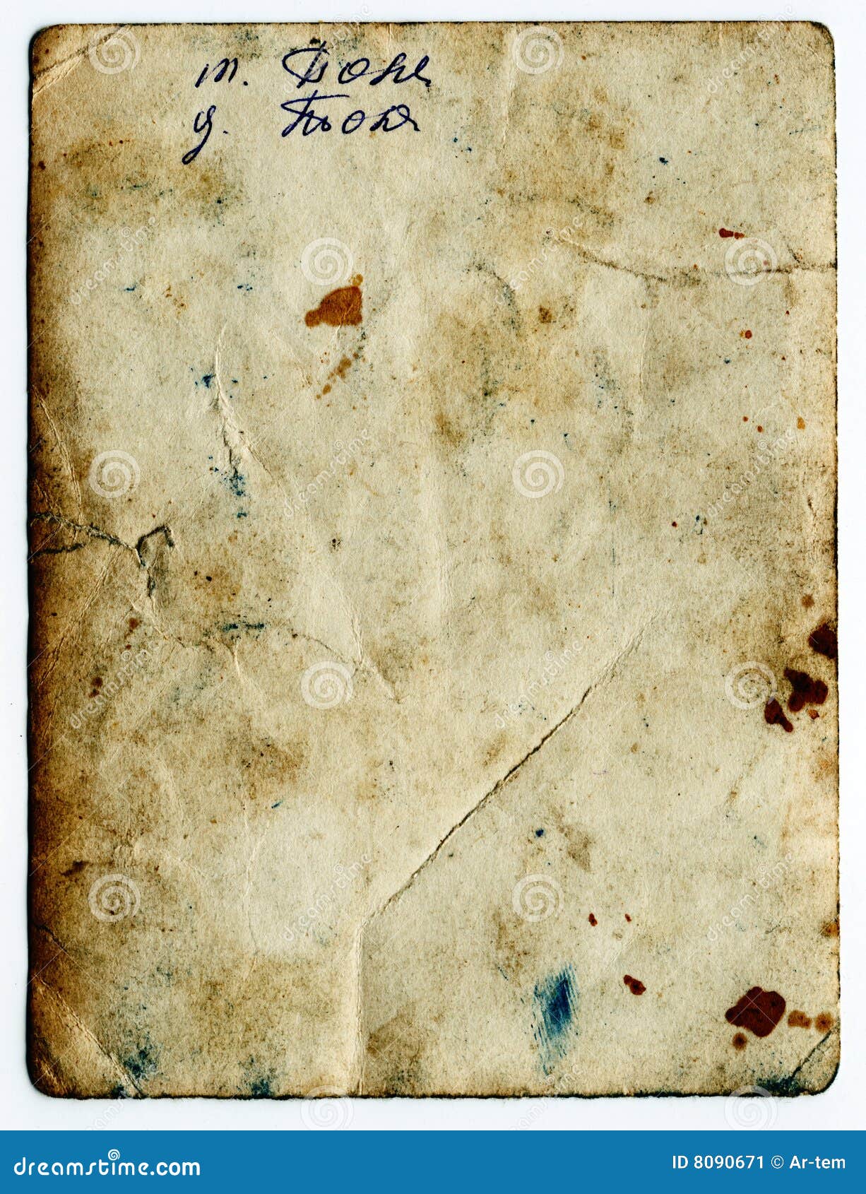 Old paper with scrawl stock image. Image of scribble, note - 8090671