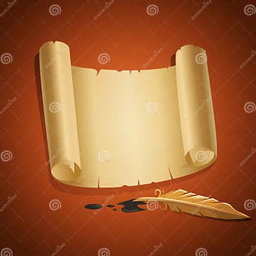 Old Paper Script stock vector. Illustration of clean - 42519341