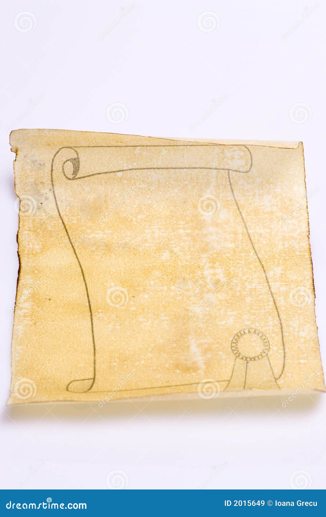 Old paper scroll stock image. Image of scroll, education - 2015649