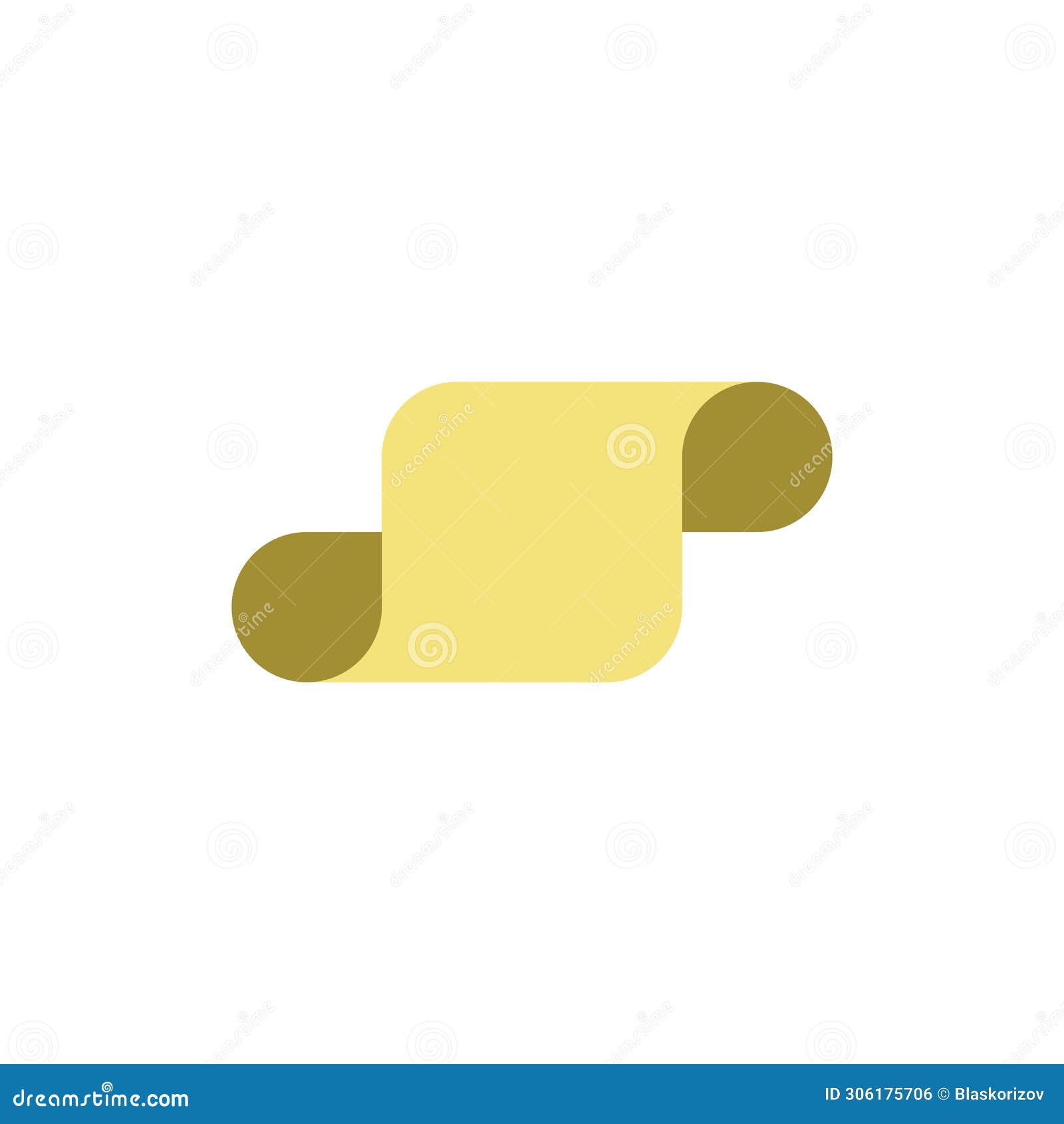 Old Paper Scroll Logo Vector Clipart Stock Vector - Illustration of ...