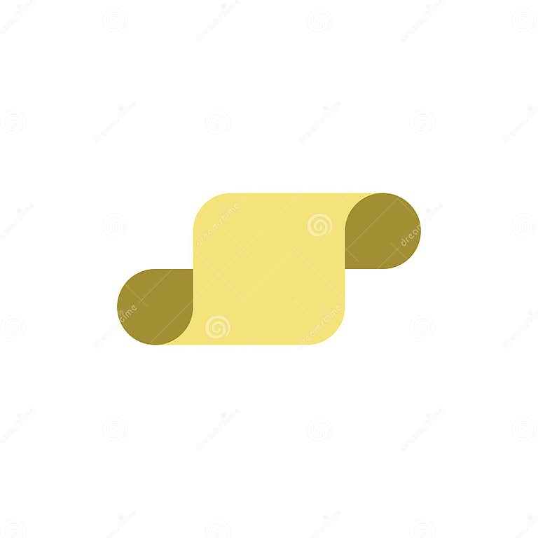 Old Paper Scroll Logo Vector Clipart Stock Vector - Illustration of ...