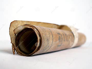 Old paper scroll rolled stock image. Image of blueprints - 223943