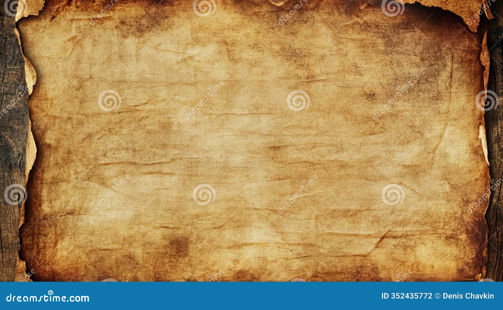 Old Paper Scrolls, Brown Aged and Textured Stock Photo - Image of ...