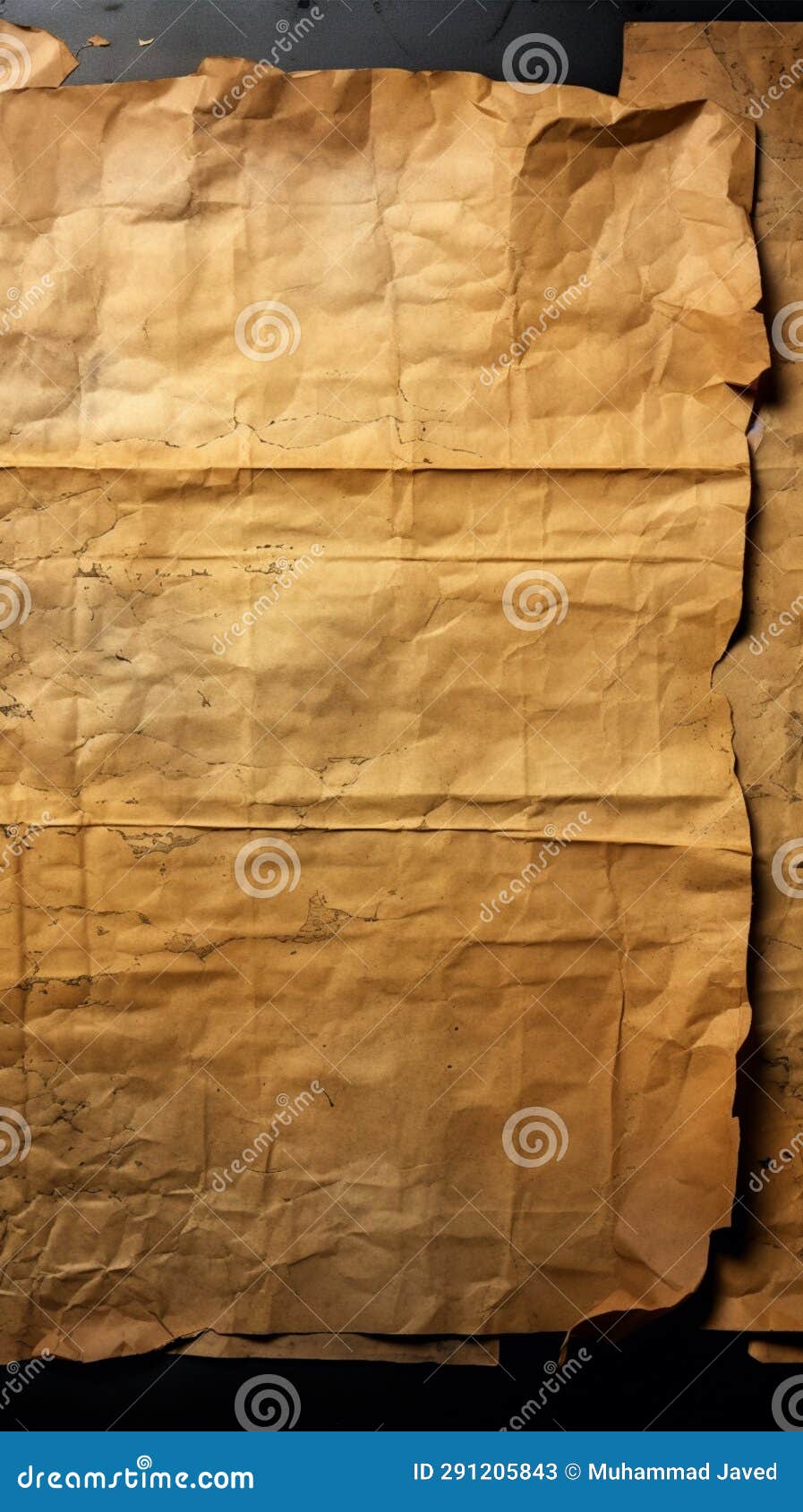 Old Paper Sheets Texture with Dark Edges Stock Illustration ...