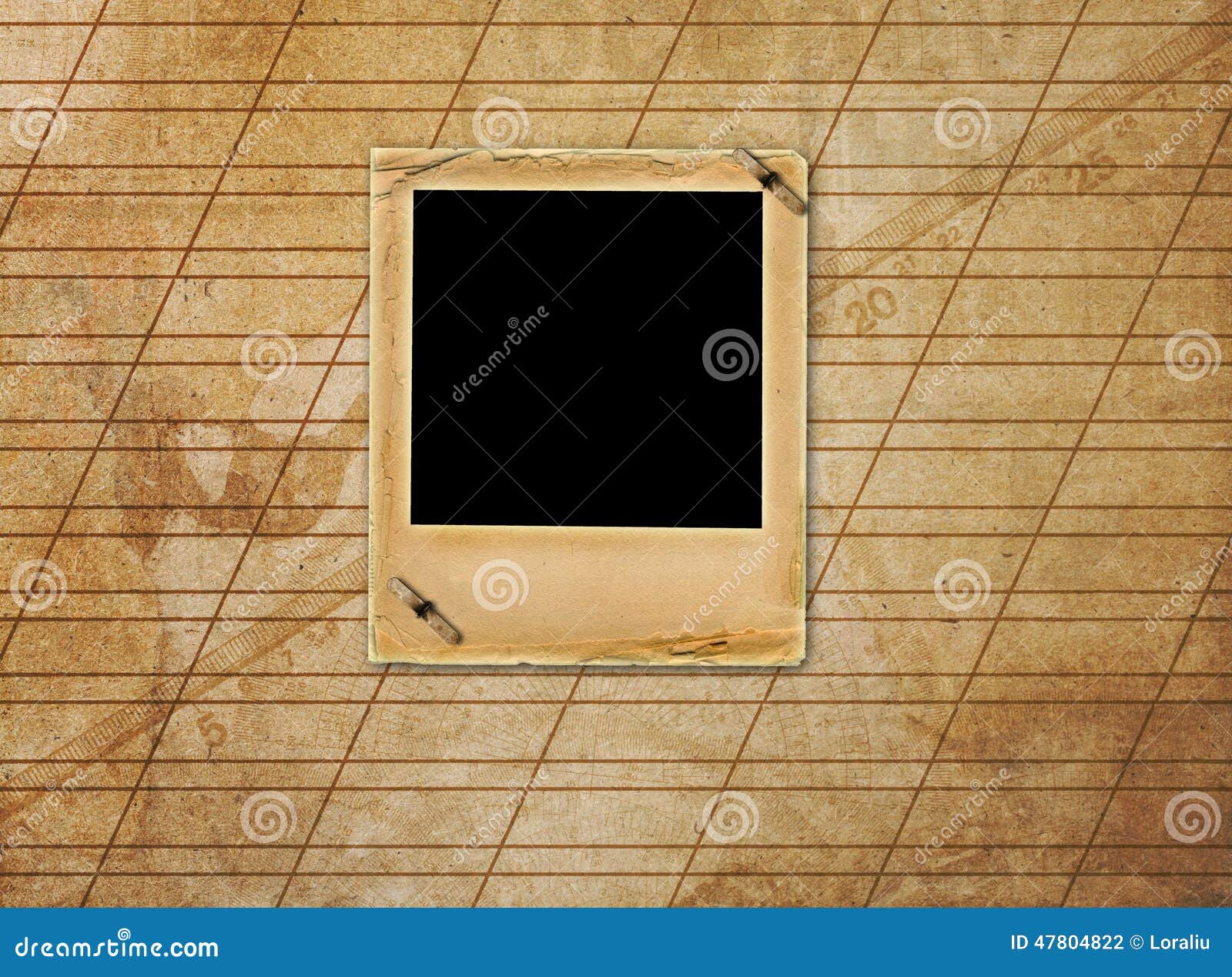 Old Paper Slides for Photos on Abstract Background Stock Photo - Image ...