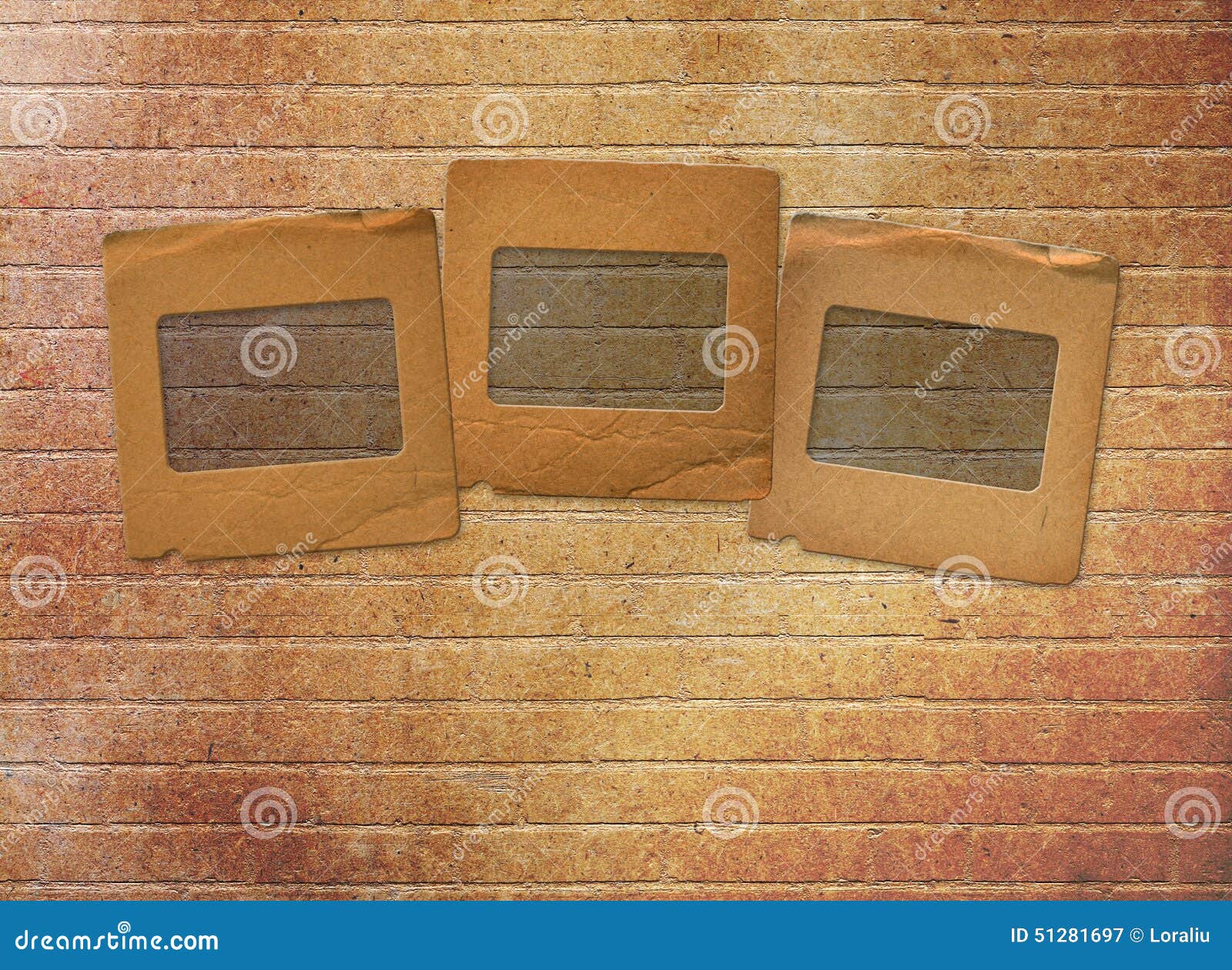 Old Paper Slides for Photos on Abstract Background Stock Image - Image ...