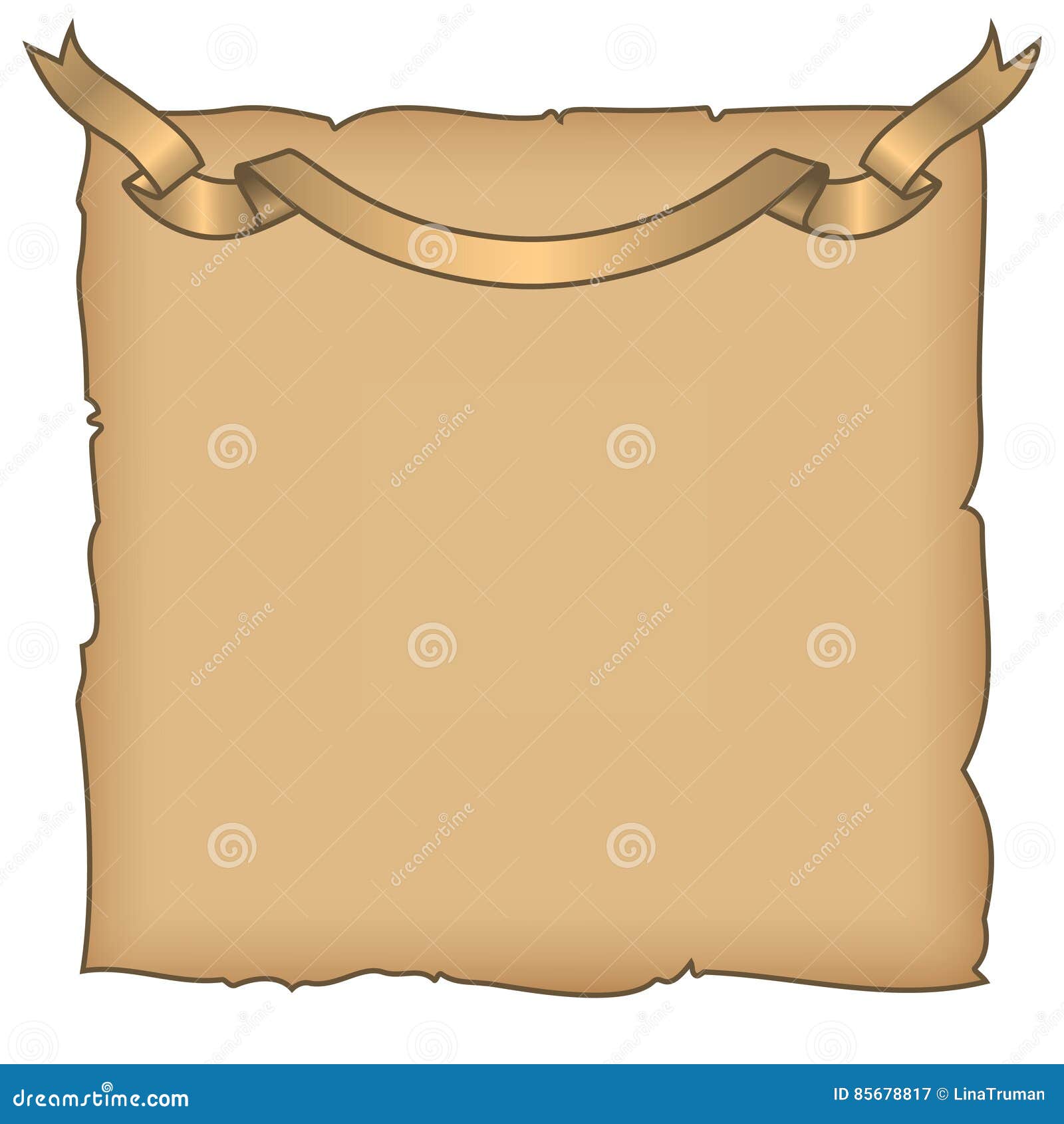 Old Paper with Space for Your Text. Retro Styled Banner Stock Vector ...