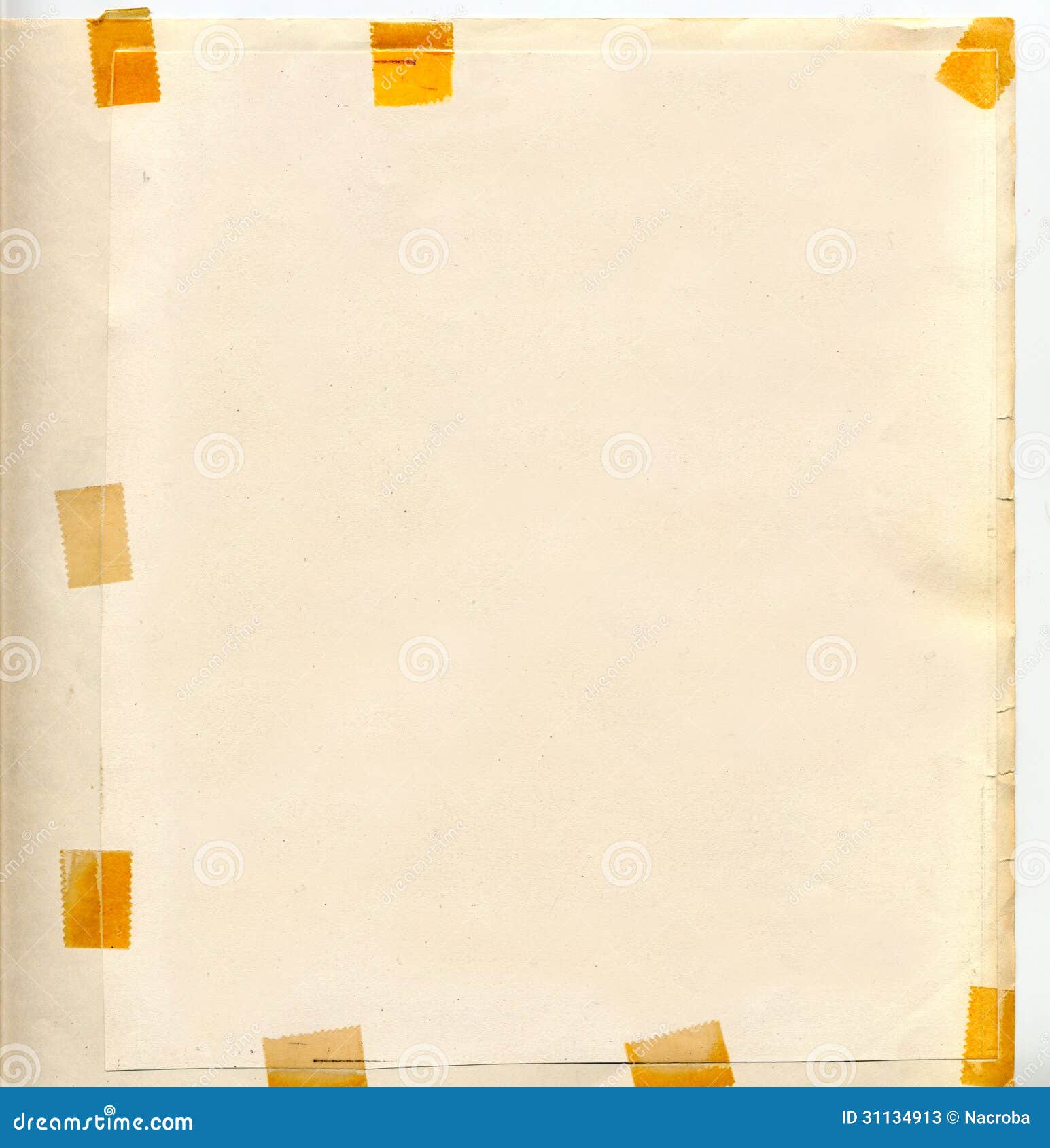 Old paper with stickers stock image. Image of adhesive - 31134913