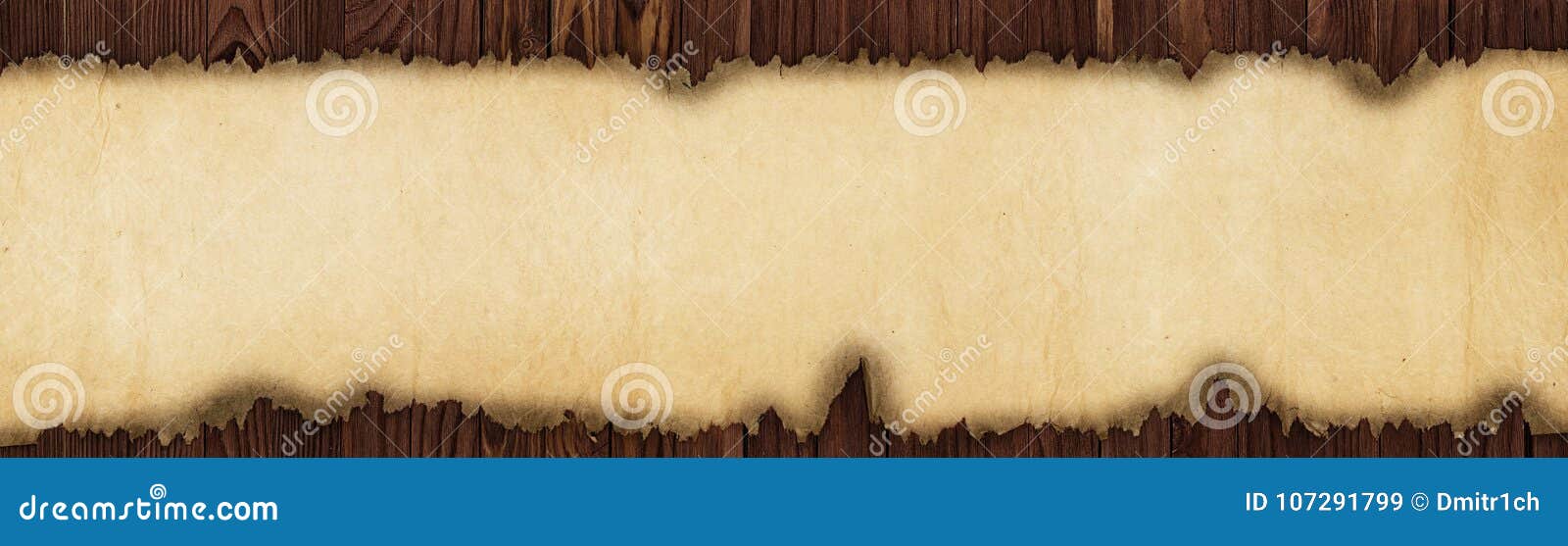 Old Paper on the Table, Panorama in High Resolution Stock Image - Image ...