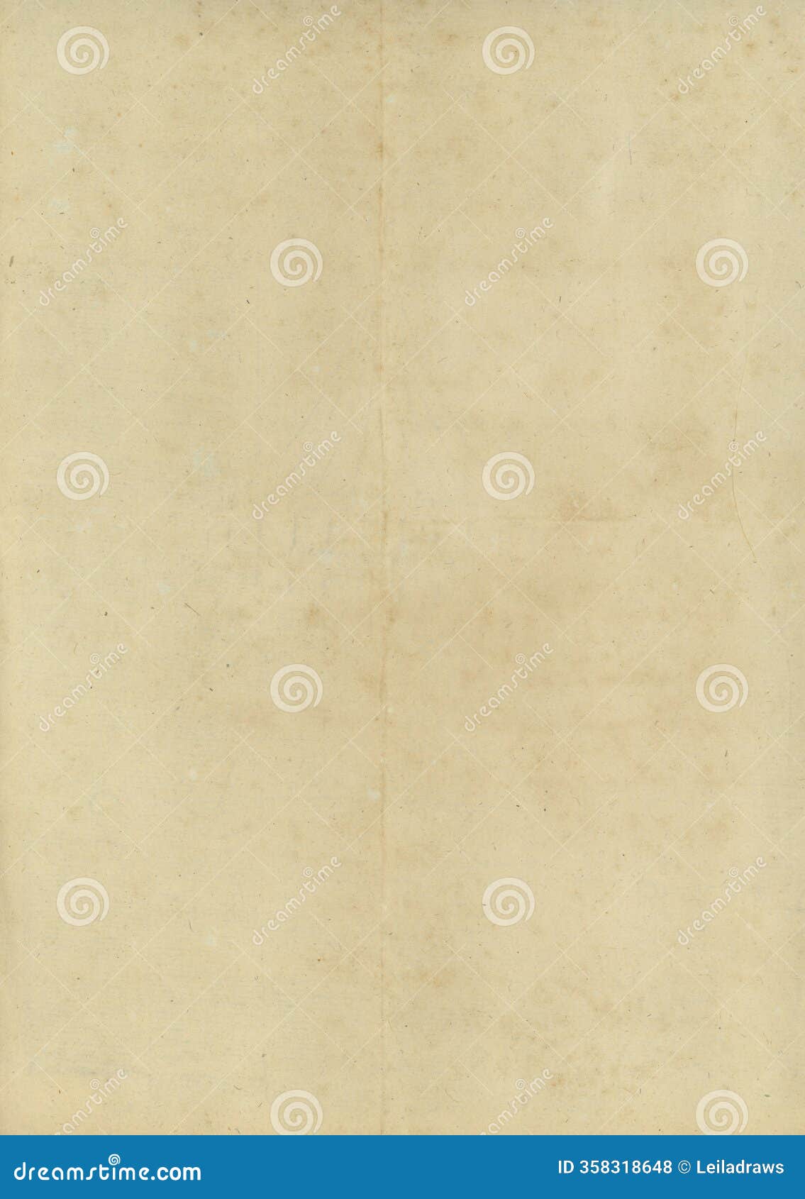 Old Paper Texture with Age Marks. Sheet of Paper from 1830. Stock Photo ...