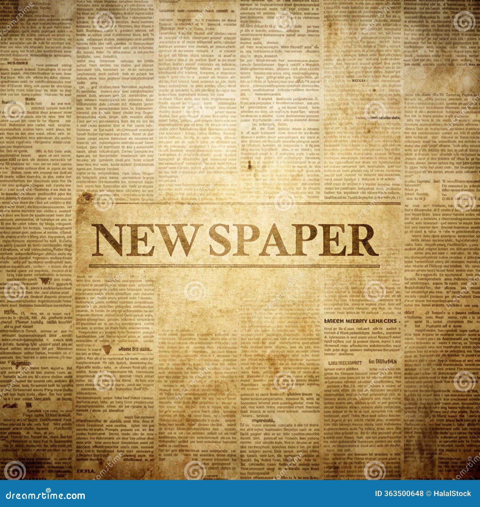 Blank Newspaper Background For Powerpoint PowerPoint Newspaper