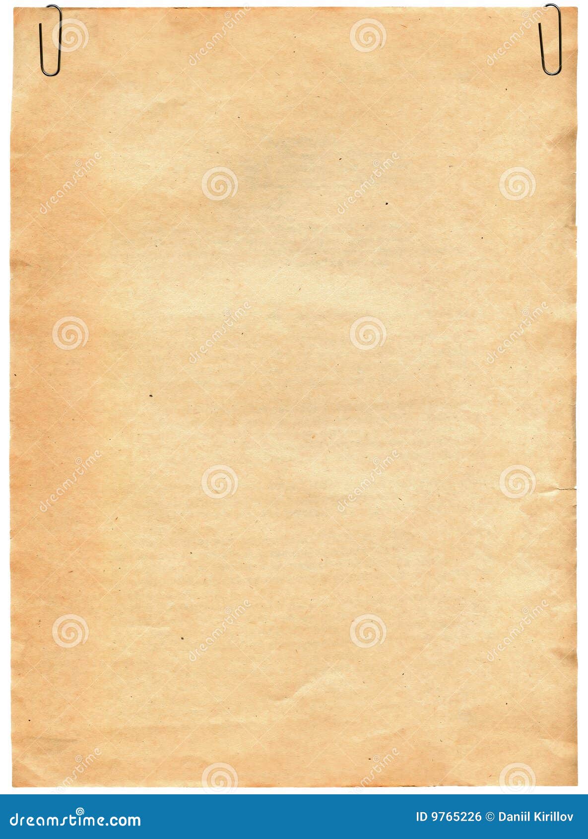 Old Paper Texture with Clip Stock Photo - Image of brown, abstract: 9765226