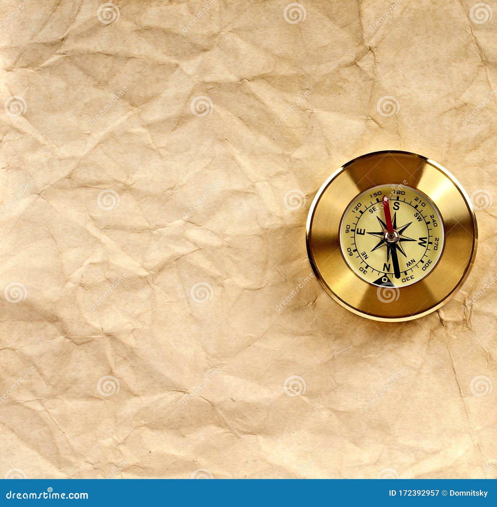Old Paper Texture with Compass Stock Image - Image of equipment ...