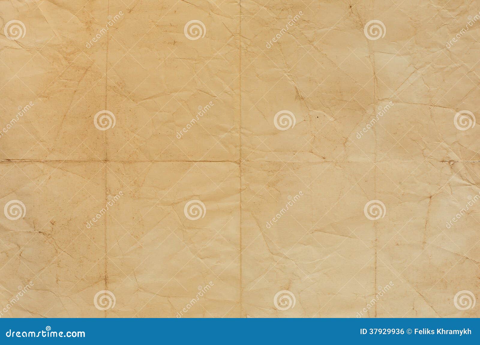 Old Paper Texture with Crease Lines Stock Photo - Image of dirty, retro ...