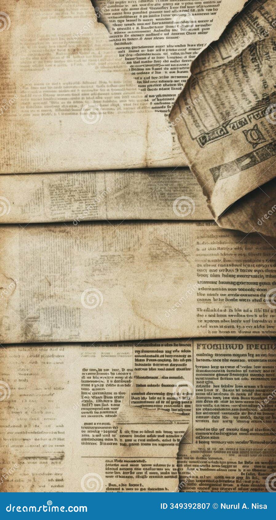Old Paper Textured Background - Vintage Document with Text Abstract ...