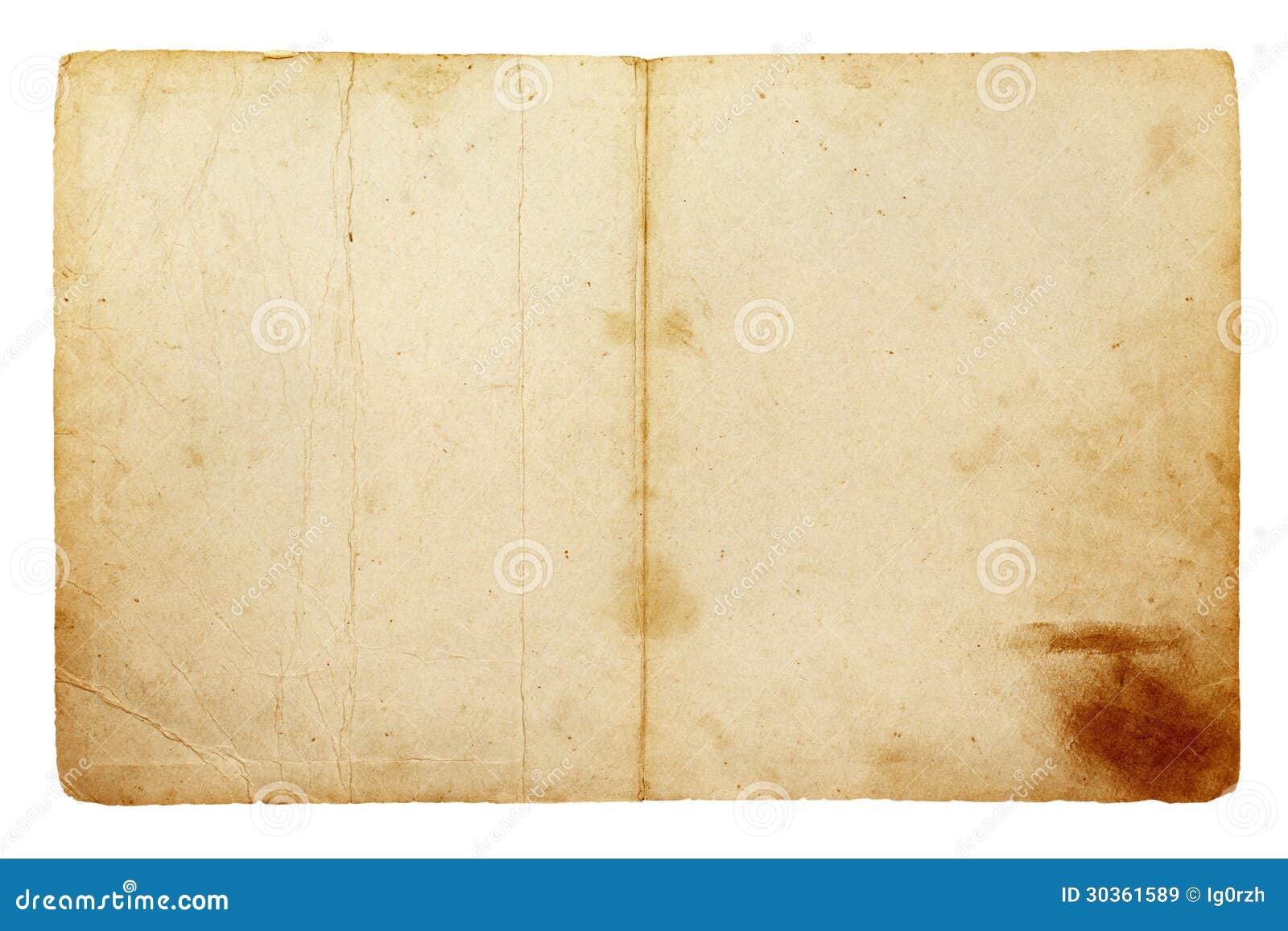 Old paper stock image. Image of book, damaged, white - 30361589