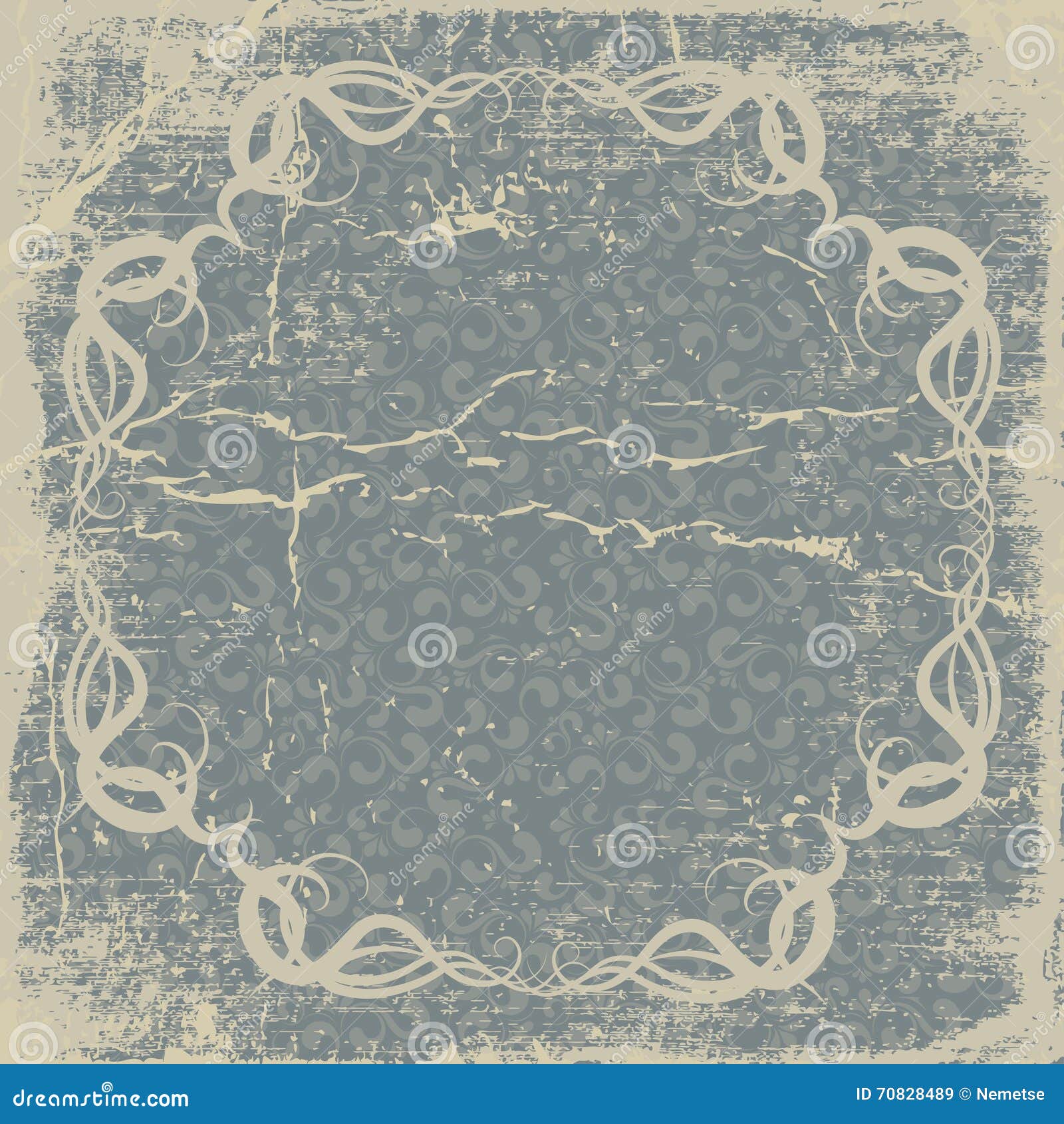 Old paper, vintage card stock vector. Illustration of antique - 70828489