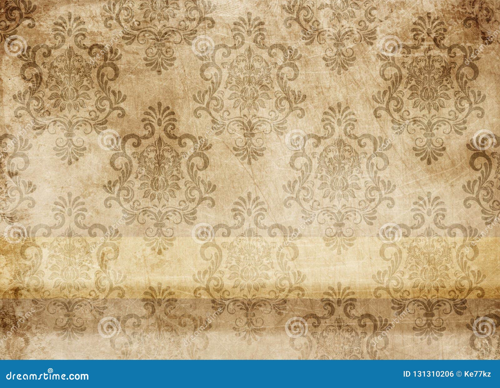 Old Paper with Vintage Patterns. Stock Photo - Image of ornament ...