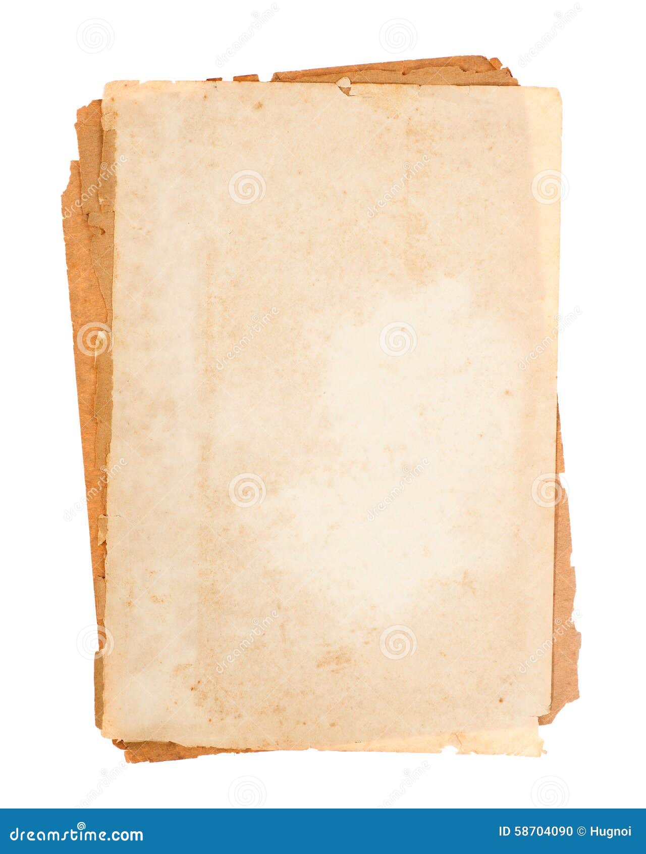 Old paper stock photo. Image of ancien, break, frame - 58704090