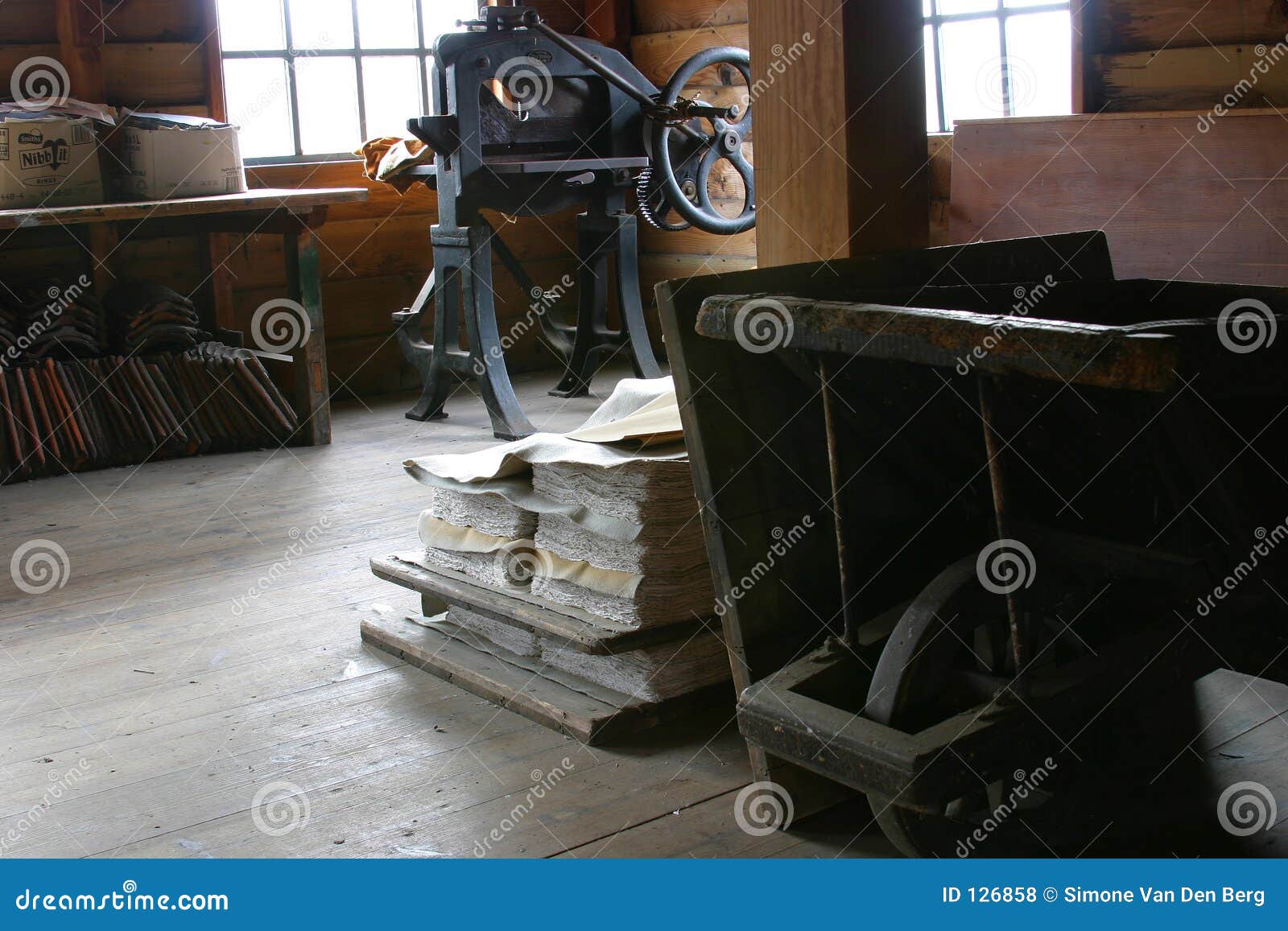 Old papermill stock photo. Image of paper, business, machinery - 126858