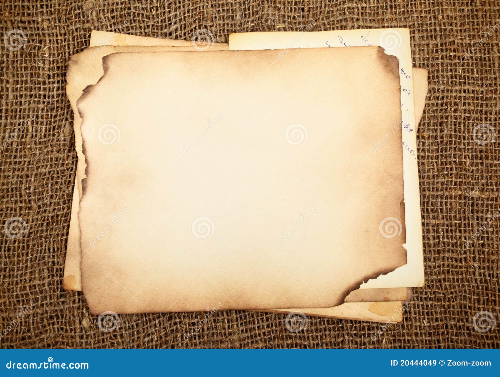 Old papers stock image. Image of page, burnt, paper, copyspace - 20444049