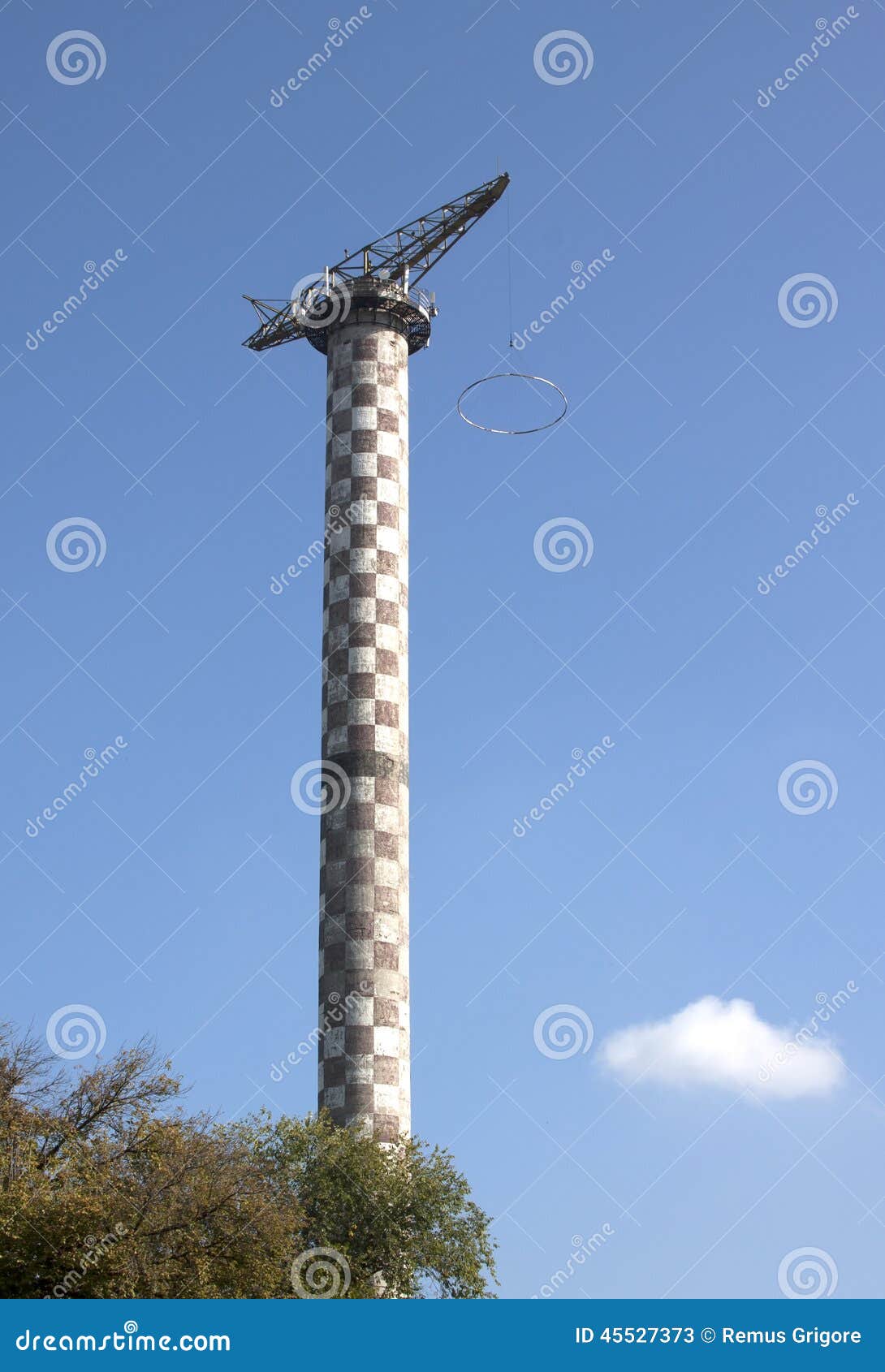 Old Parachute Tower - RAW Format Stock Image - Image of resolution ...
