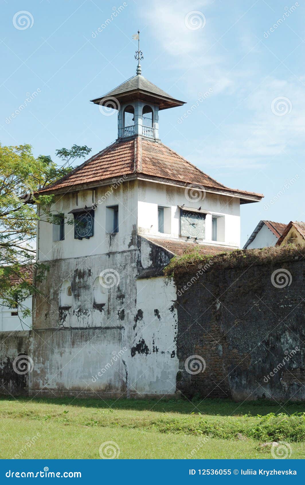 Old Paradesi Synagogue in Cochin,India Stock Image - Image of vane ...