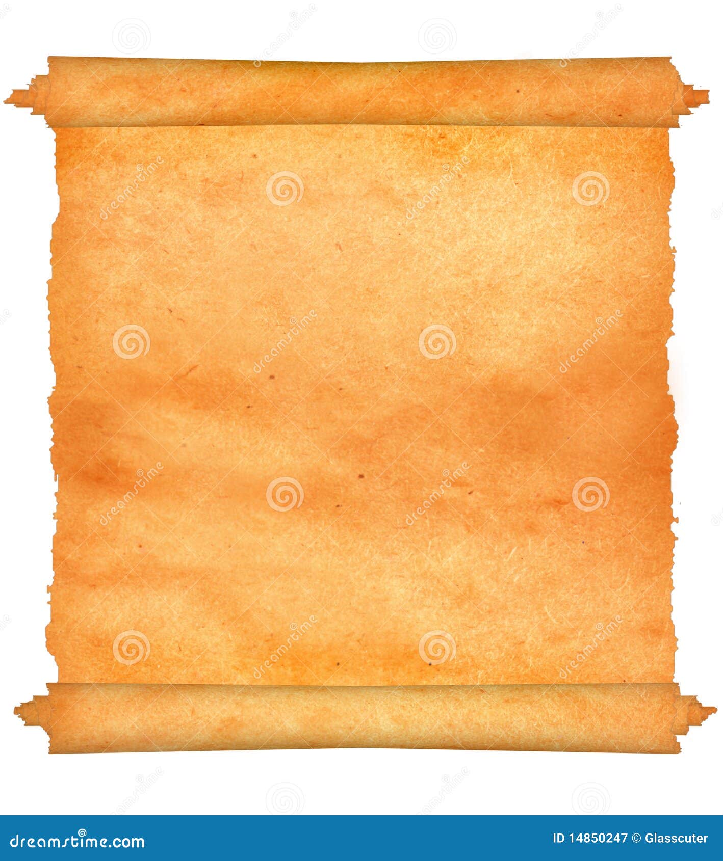 Old Parchment with Jagged Edges. Stock Image - Image of blank, papyrus ...