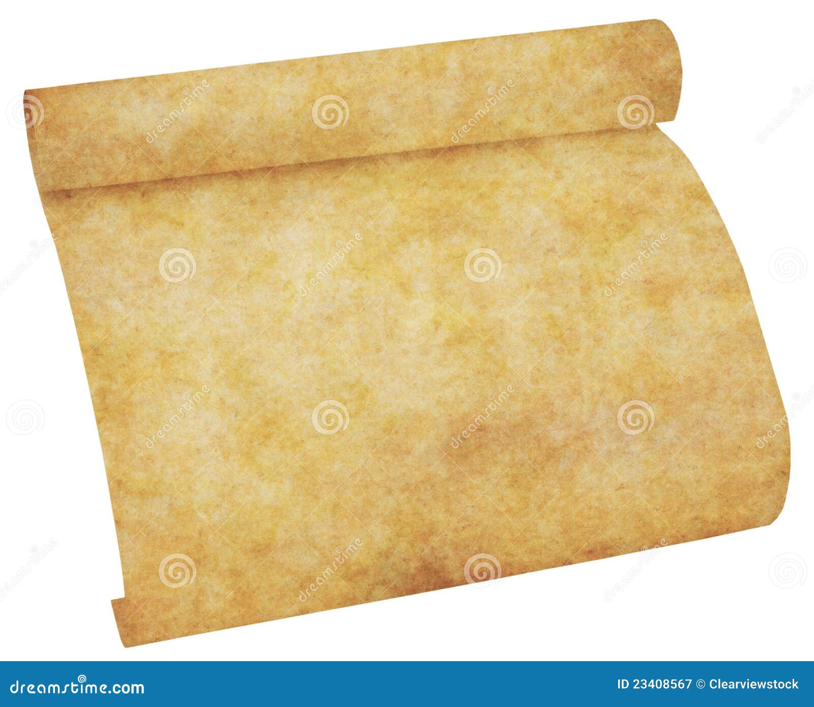 Old parchment paper scroll stock illustration. Illustration of grunge ...