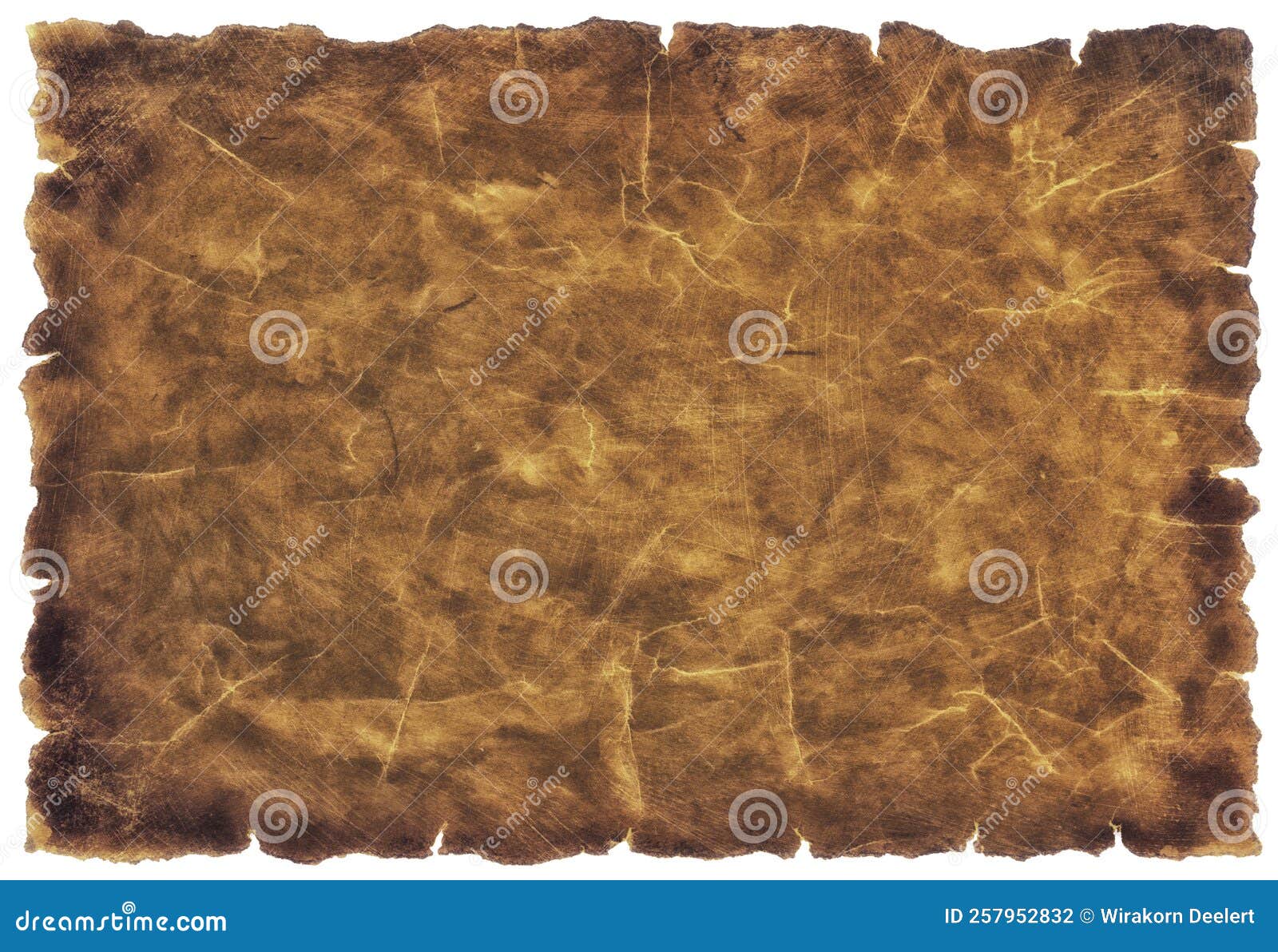 Old Parchment Paper Sheet Vintage Aged or Texture Isolated on White ... Old Parchment Paper Sheet Vintage Aged or Texture Isolated on White ...