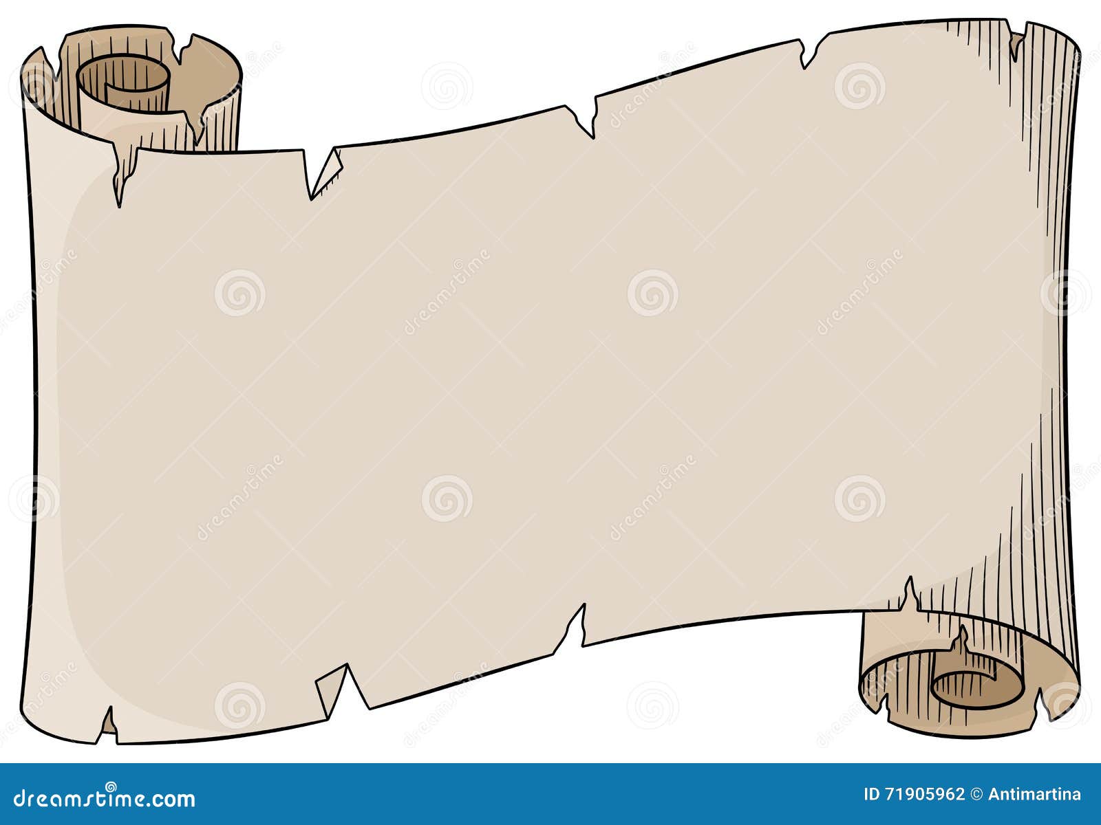 Parchment Scroll Vector