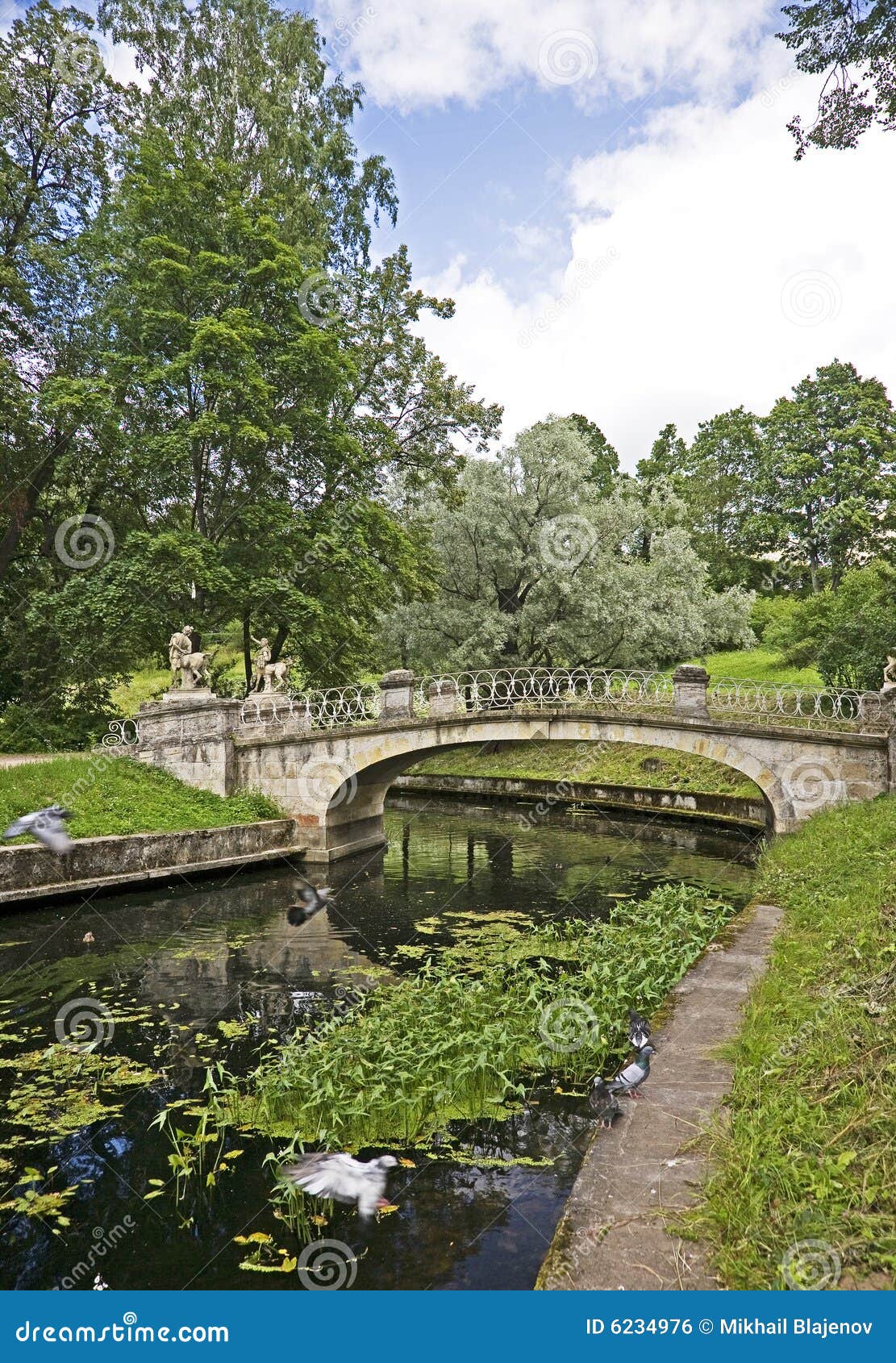Old park 1 stock photo. Image of petersburg, europe, stream - 6234976