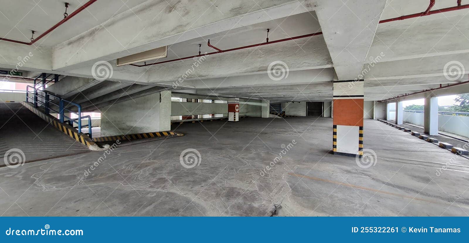 An Old Parking Building that is No Longer in Use. Stock Image - Image ...