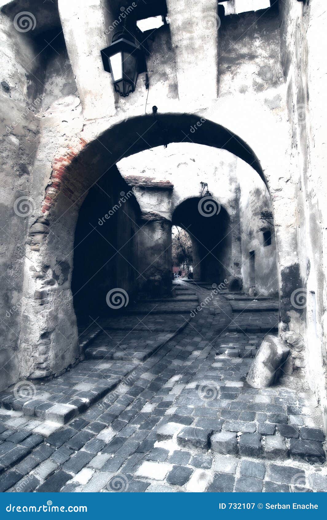 Old passage stock image. Image of medieval, goth, rocks - 732107