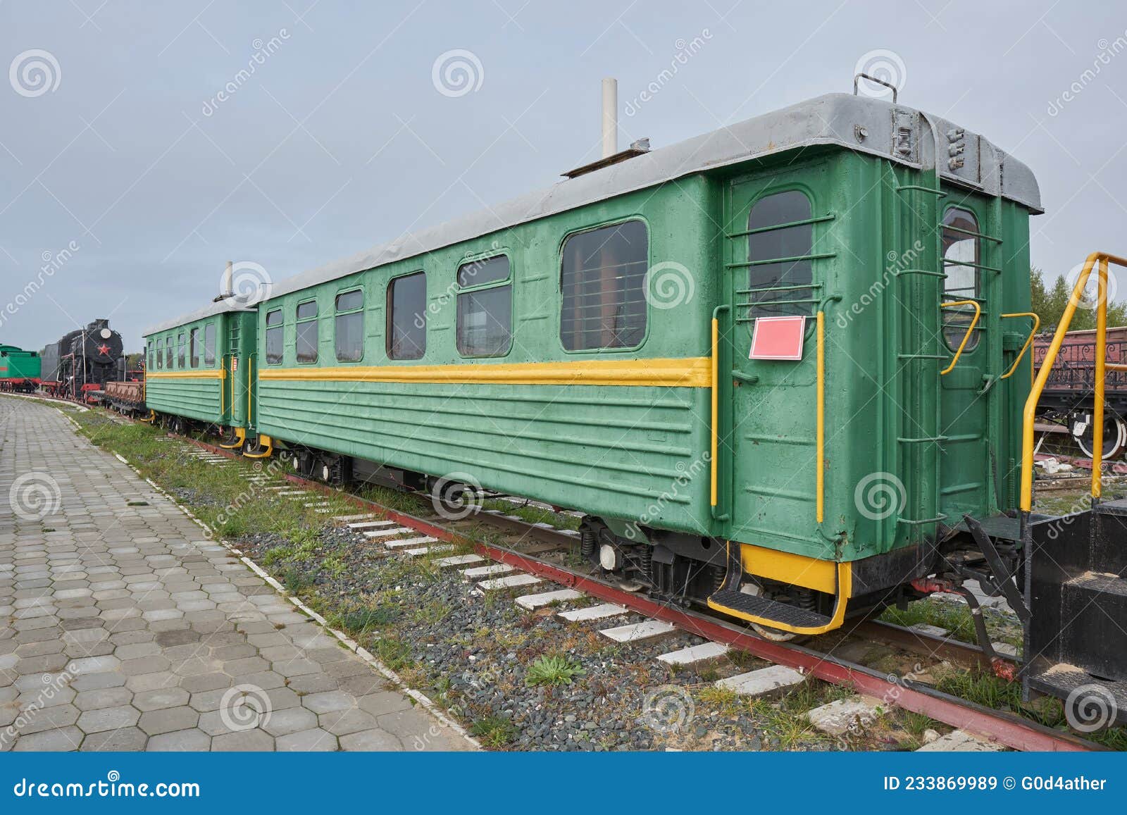 Old passenger railroad car editorial stock image. Image of ...