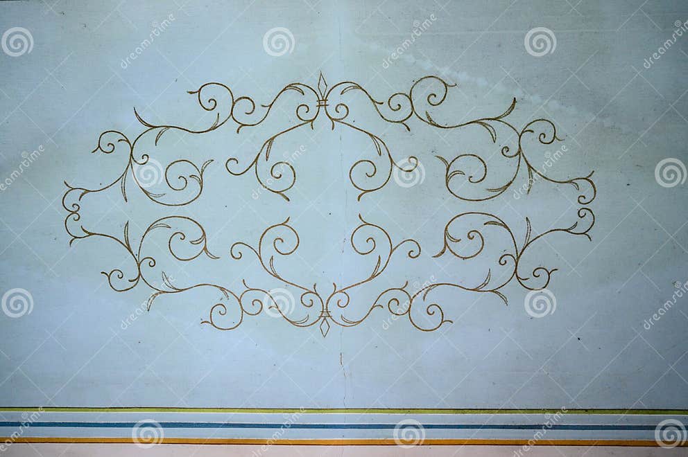 Old Patterns from the Interior of an Abandoned Building Stock Photo - Image of pattern, color ...