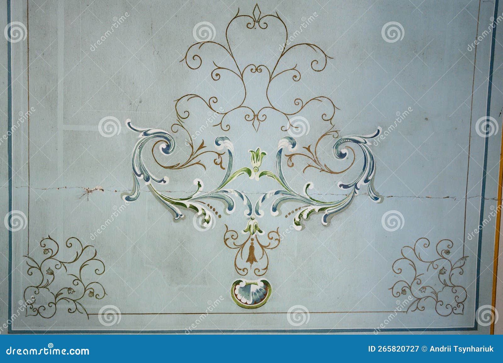 Old Patterns from the Interior of an Abandoned Building. Stock Image - Image of texture, pattern ...