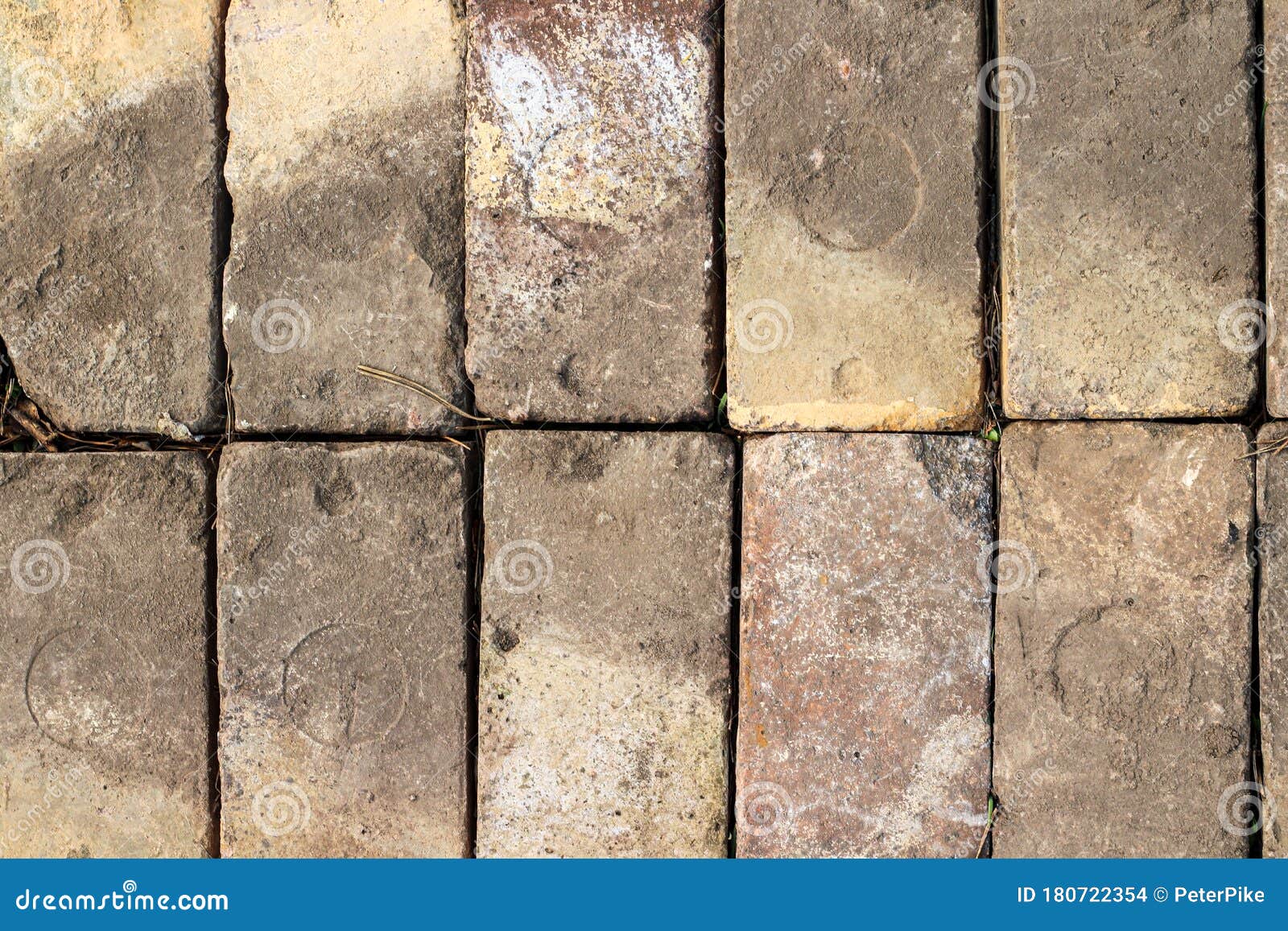 Old Paved Bricks Texture Pattern Stock Photo - Image of antique ...