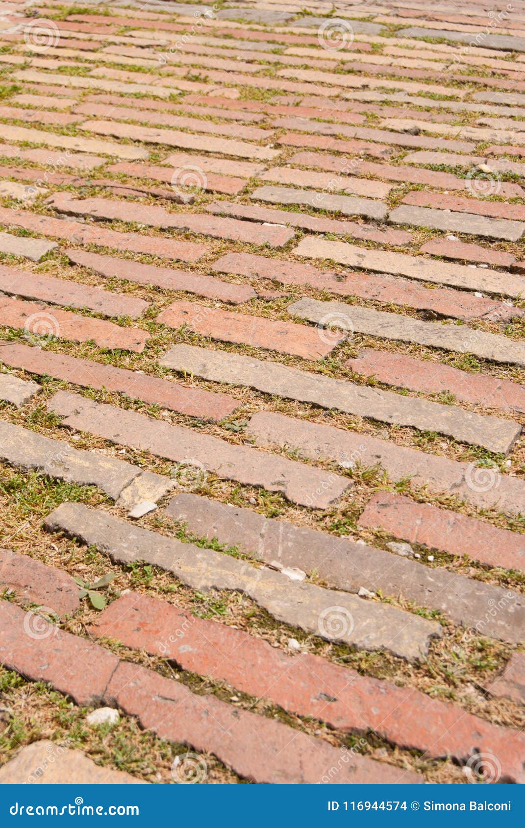 Old Paving Made with Blocks Stock Photo - Image of quiet, meticulous ...