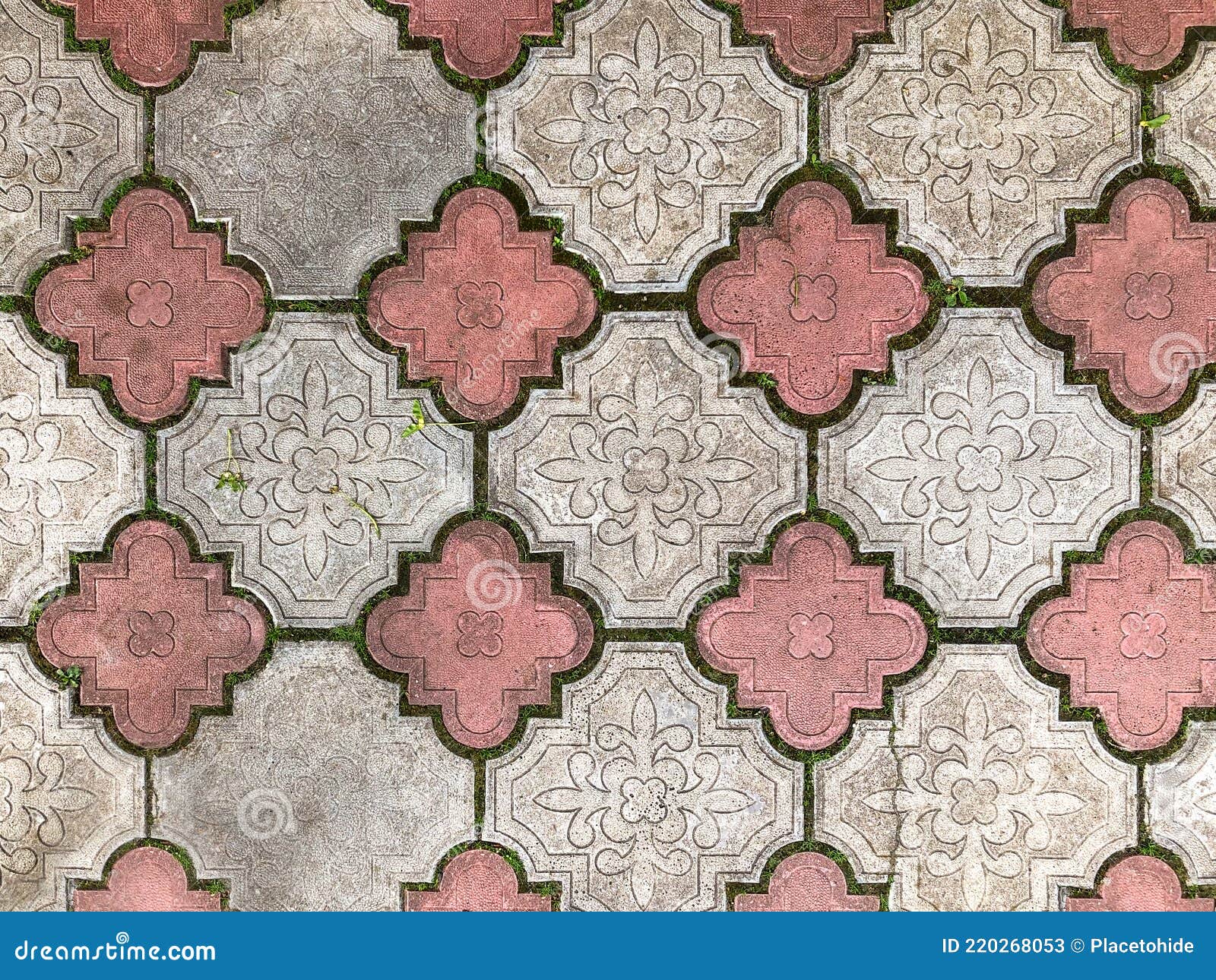 Old Paving Slabs Pattern Geometric Background Stock Image - Image of ...